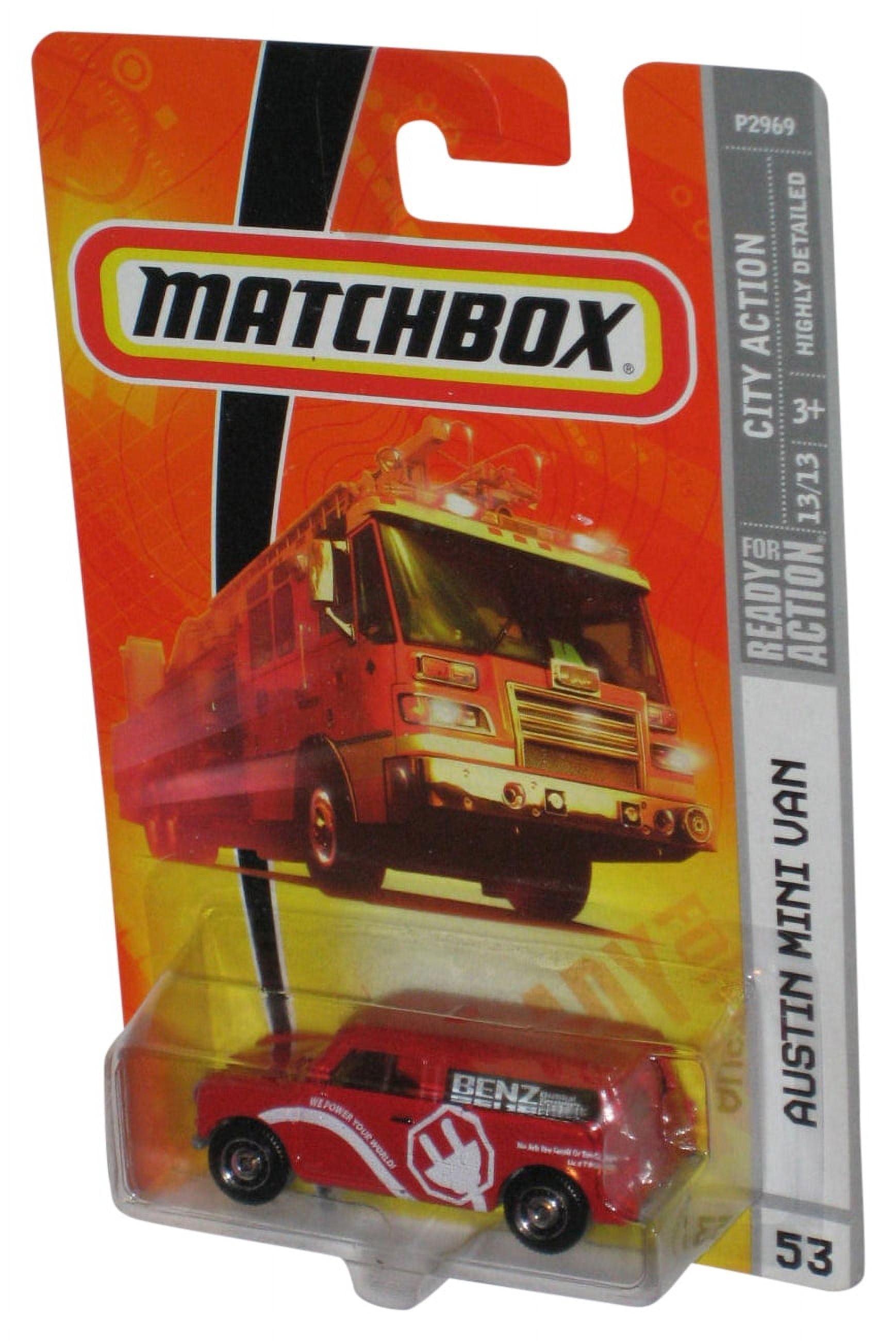 Matchbox City Action 13/13 (2008) Red Austin Mini Van Toy #53 - Walmart.com