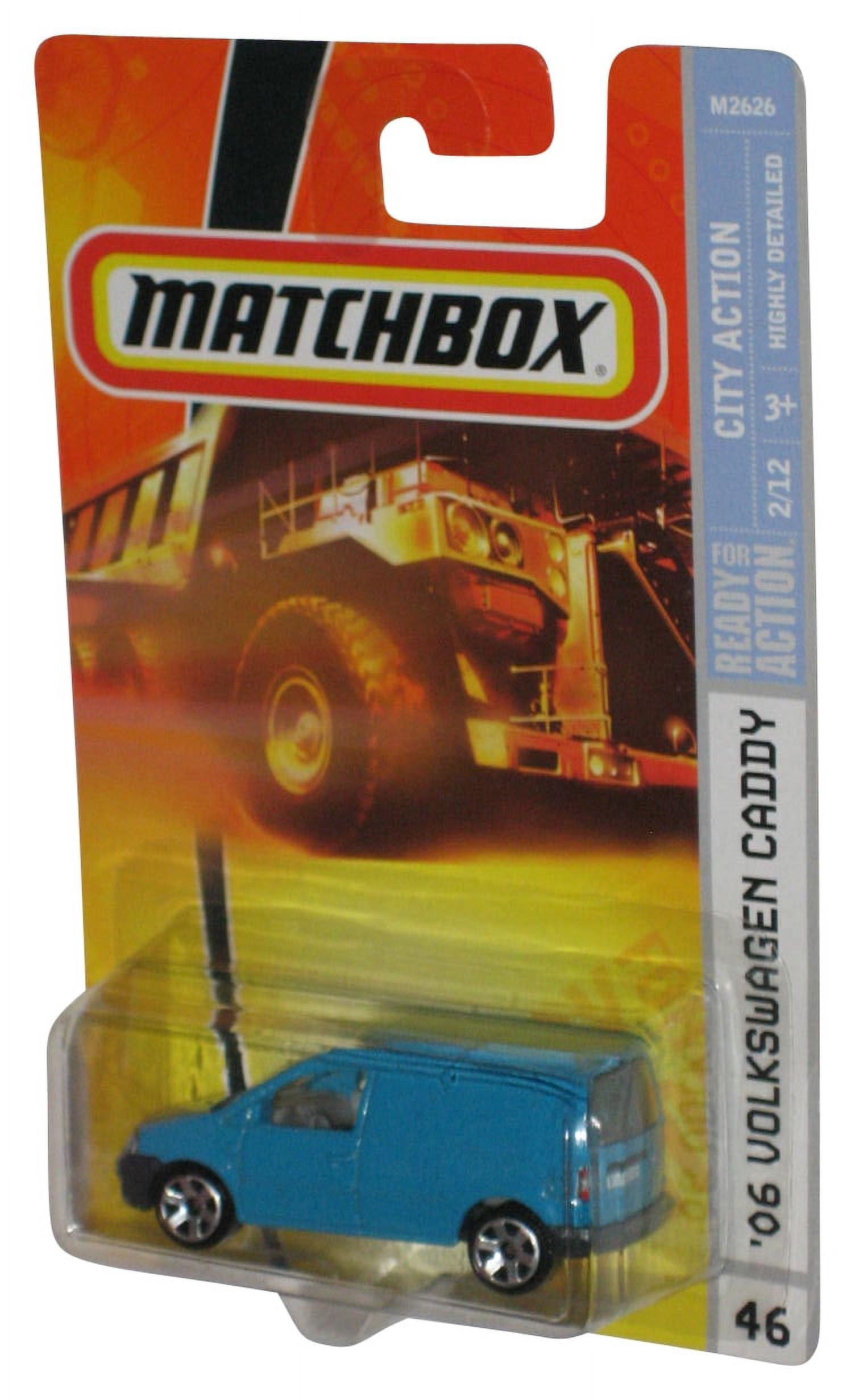 Matchbox City Action 2/12 (2007) Blue '06 Volkswagen Caddy Toy #46 ...