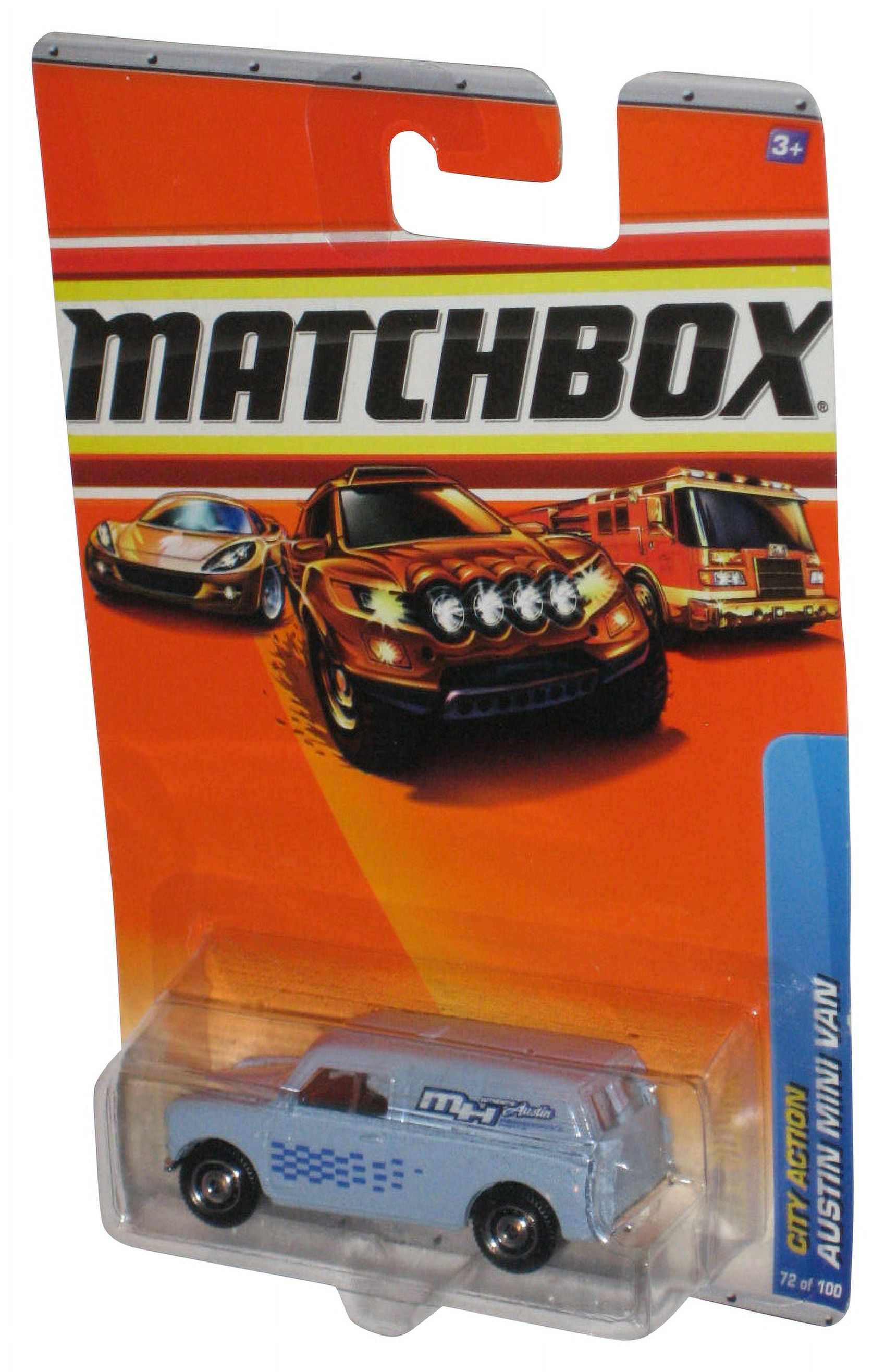 Matchbox City Action (2009) Blue Austin Mini Van Toy 72/100 - Walmart.com