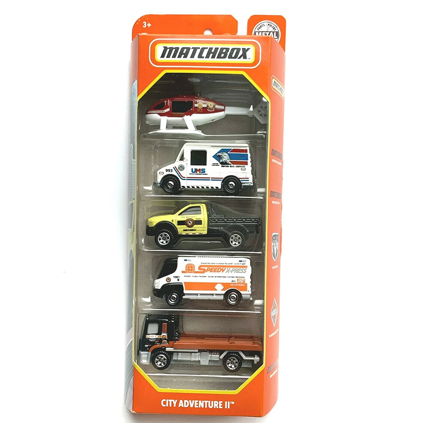 Matchbox City Adventures II 3 Years+, 5 Pieces - Walmart.com