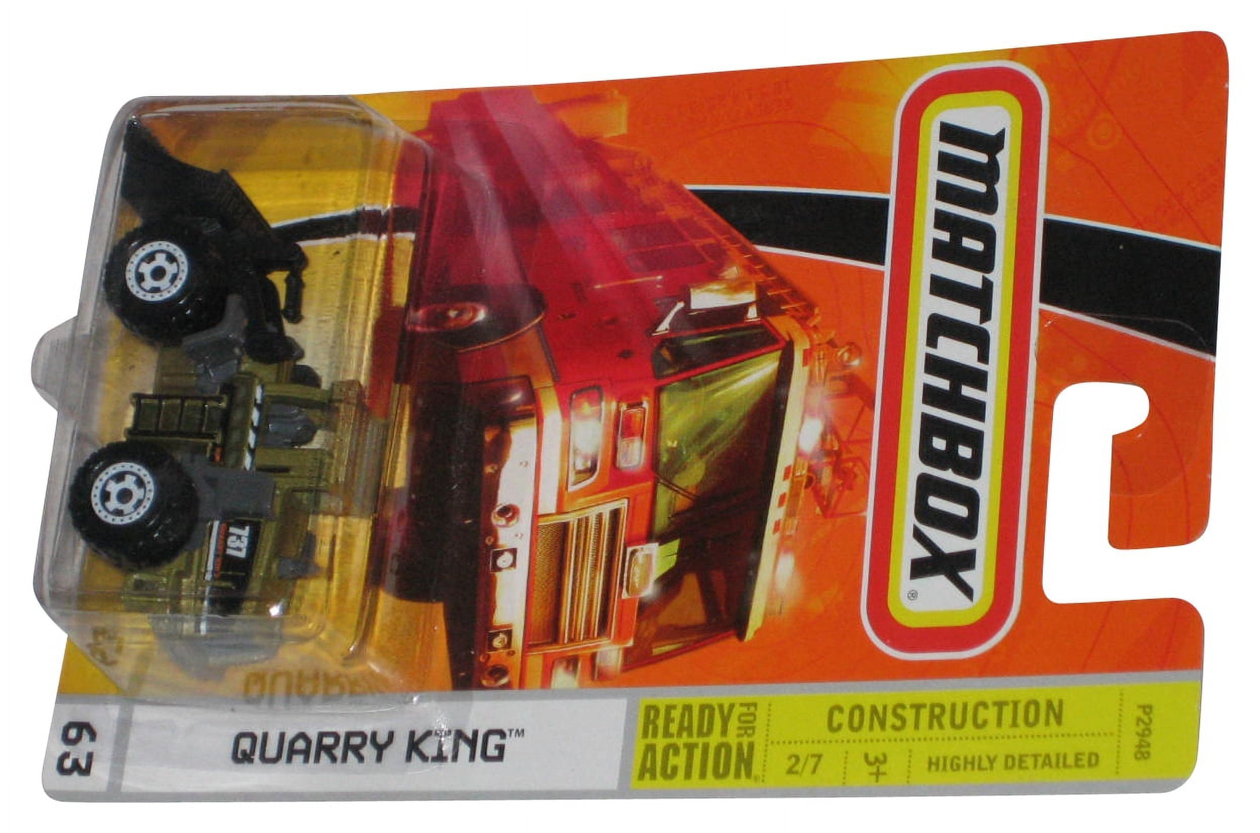 Matchbox Construction 2/7 (2008) Green Quarry King Toy Vehicle #63 ...