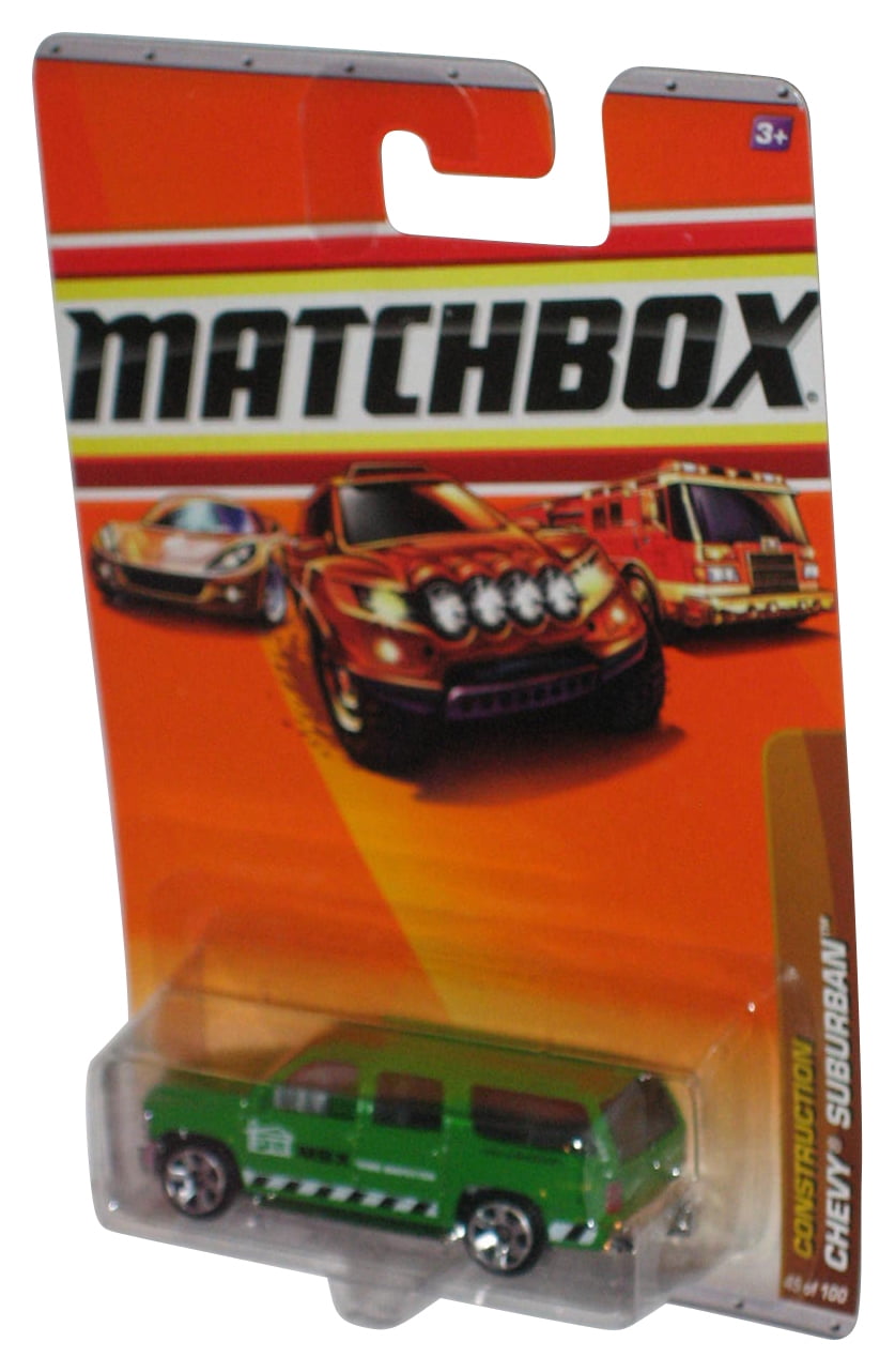 Matchbox Construction (2009) Green Chevy Suburban Toy Car 45/100 ...