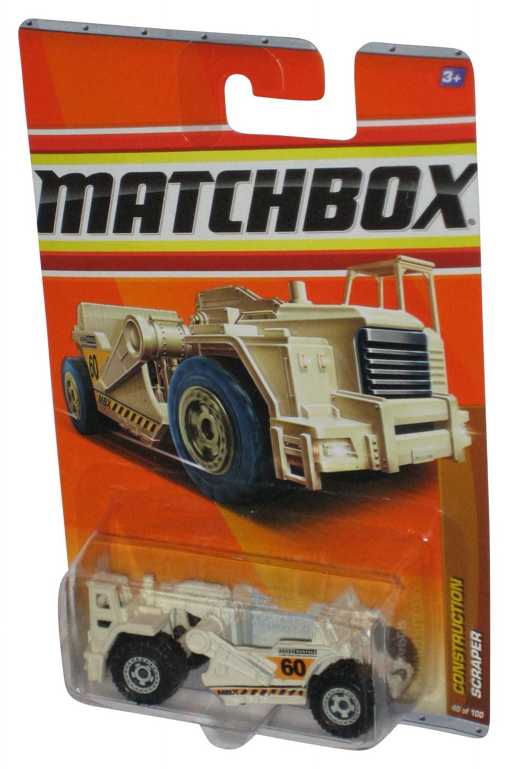 Matchbox Construction (2010) White Scraper Die-Cast Toy 40/100 ...