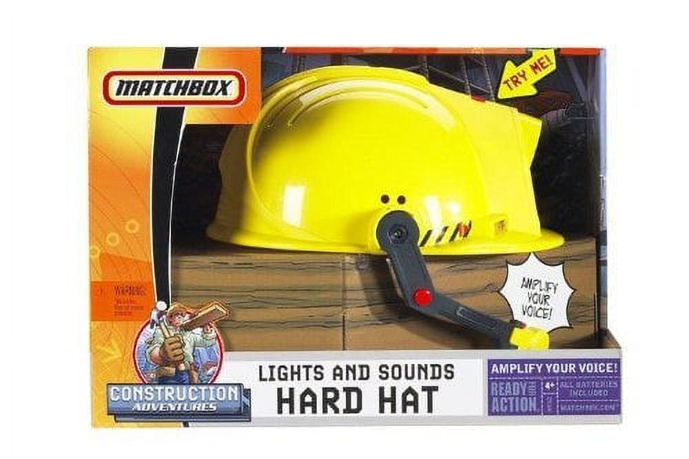 Matchbox Fireman Kids Play Helmet with Lights and Sounds - Firefighter ...