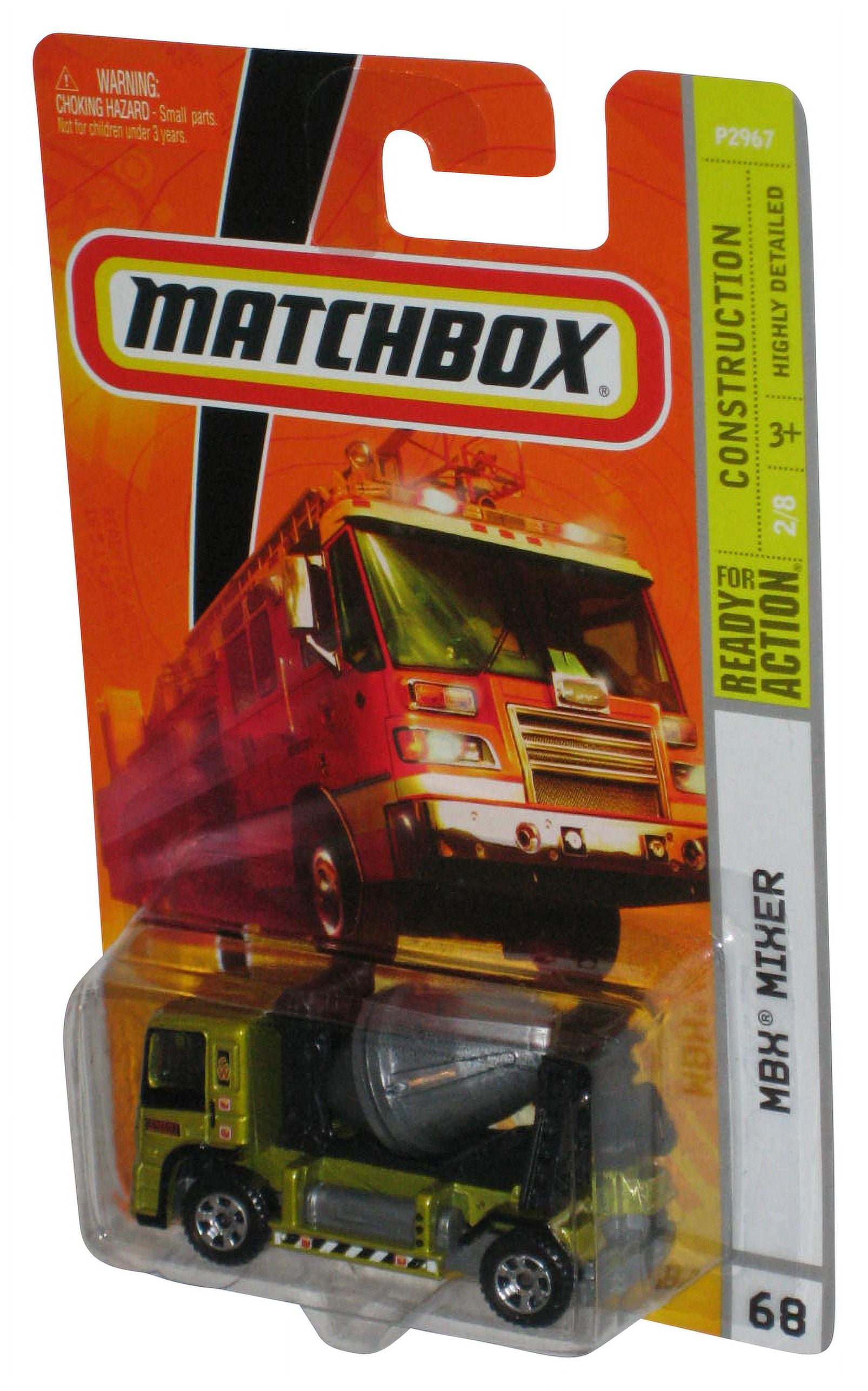 Matchbox Construction Gold MBX Mixer (2008) Mattel Toy Vehicle #68 ...