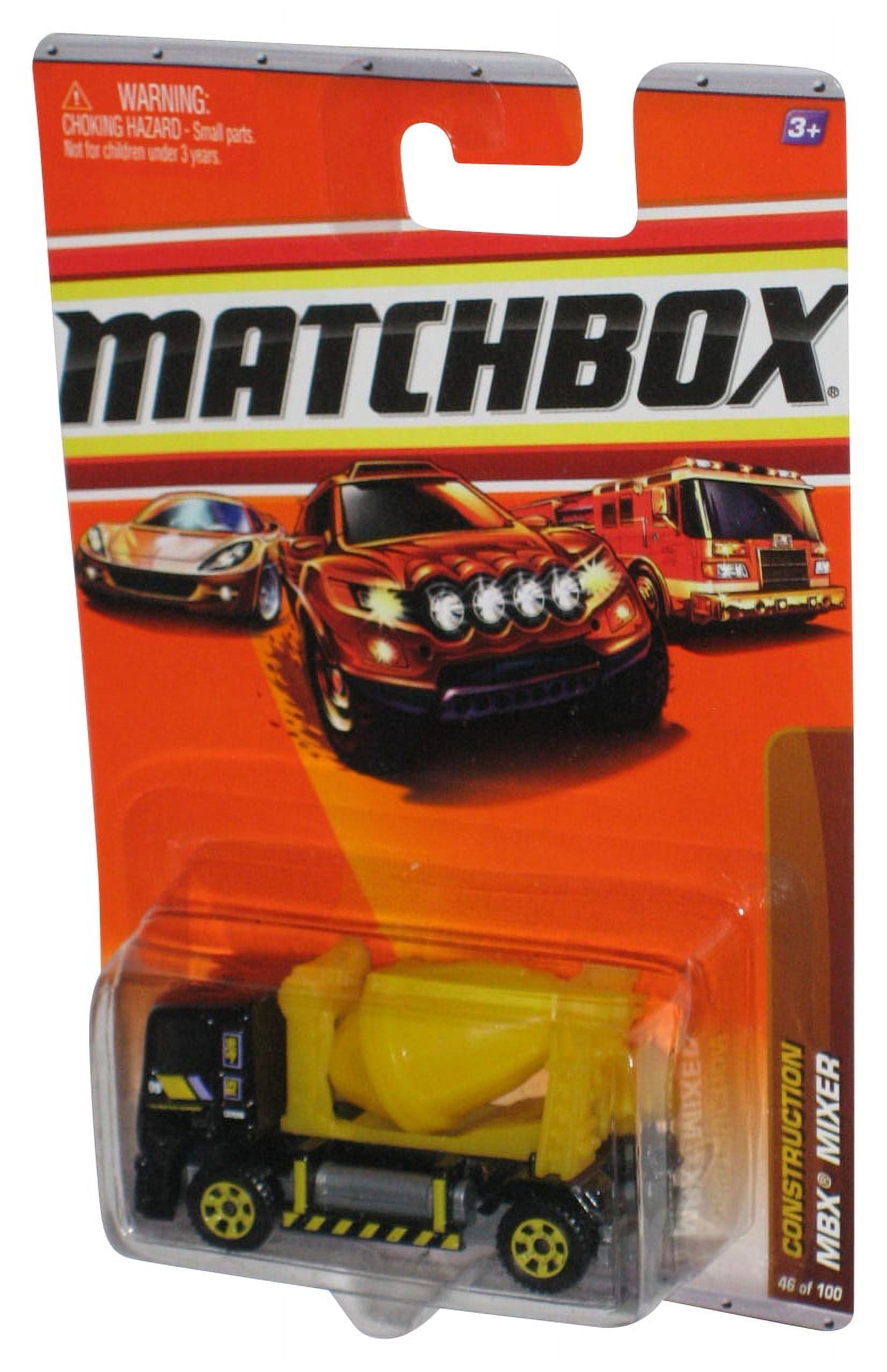 Matchbox Construction MBX Mixer (2009) Blue & Tellow Toy #46/100 ...