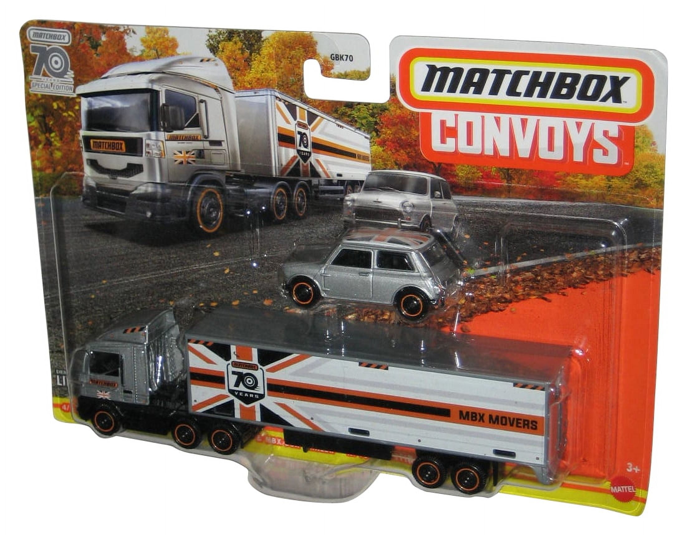 Matchbox Convoys (2023) MBX Cabover Box Trailer Toy Truck Hauler w ...