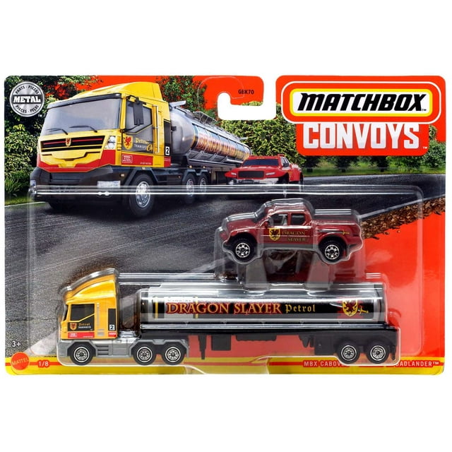 Matchbox Toys: Convoys MBX Cabover Tanker & Badlander Diecast Vehicle ...