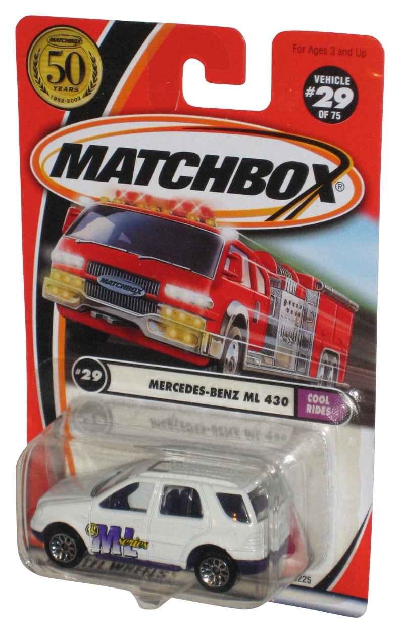 Matchbox Cool Rides (2001) White Mercedes Benz ML 430 Toy Car #29/75 ...