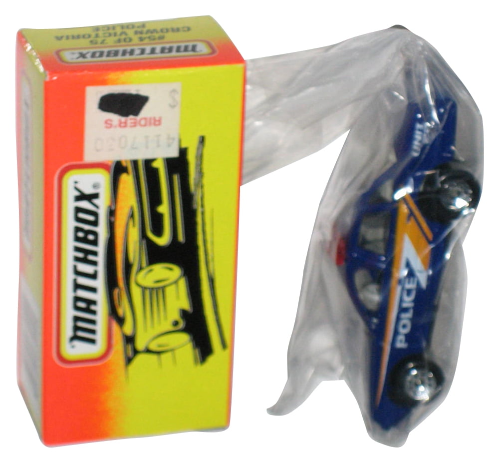 Matchbox Crown Victoria Police (1996) Mattel Blue Box Toy Car - Walmart.com