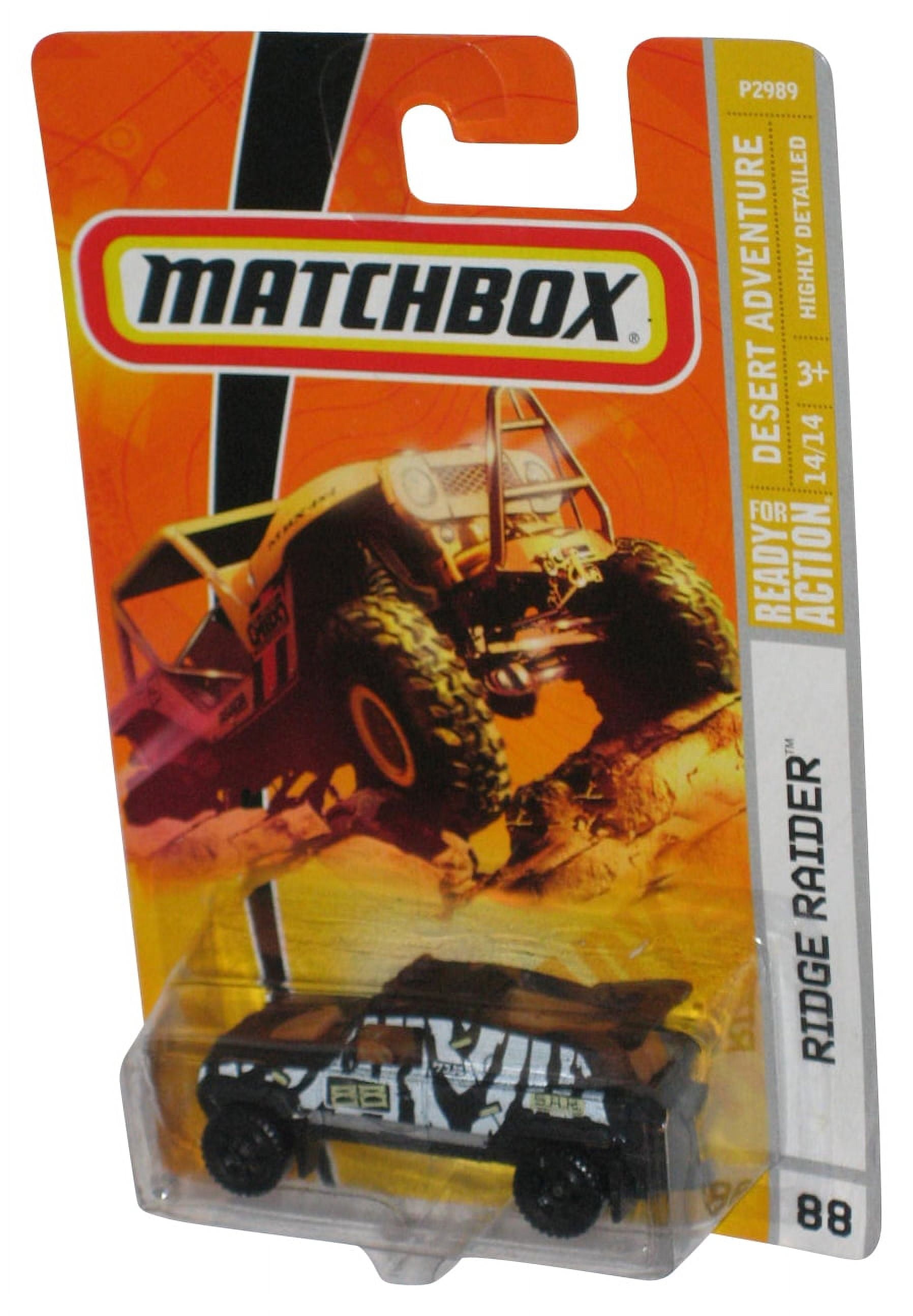 Matchbox Desert Adventure (2008) Black & White Ridge Raider Toy Car #88 ...