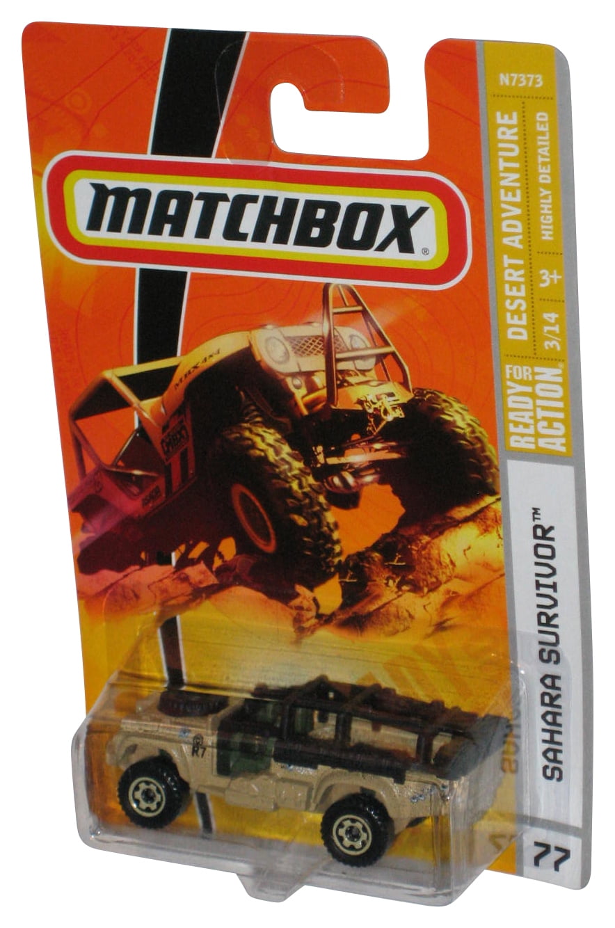 Matchbox Desert Adventure (2008) Sahara Survivor Tan Toy Car #77 ...