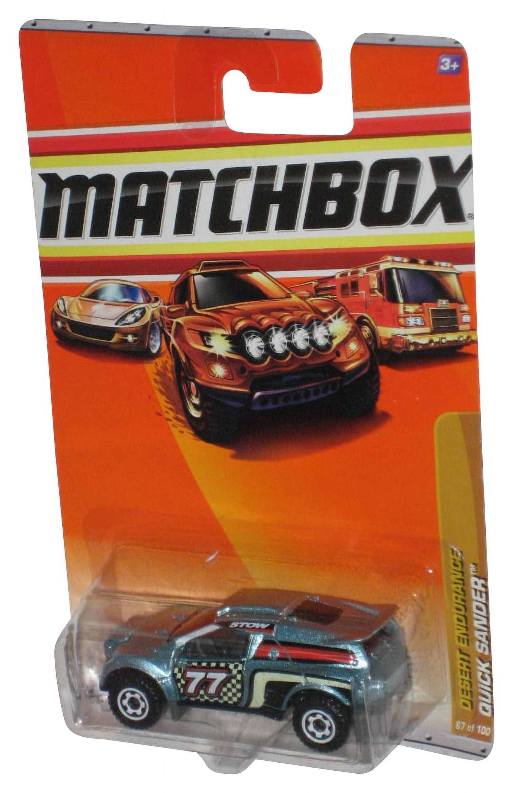 Matchbox Desert Endurance (2009) Blue Quick Sander Toy Car 87/100 ...