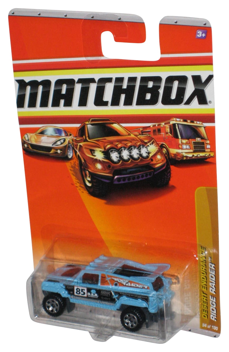 Matchbox Desert Endurance (2009) Blue Ridge Raider Toy Car 94/100 ...