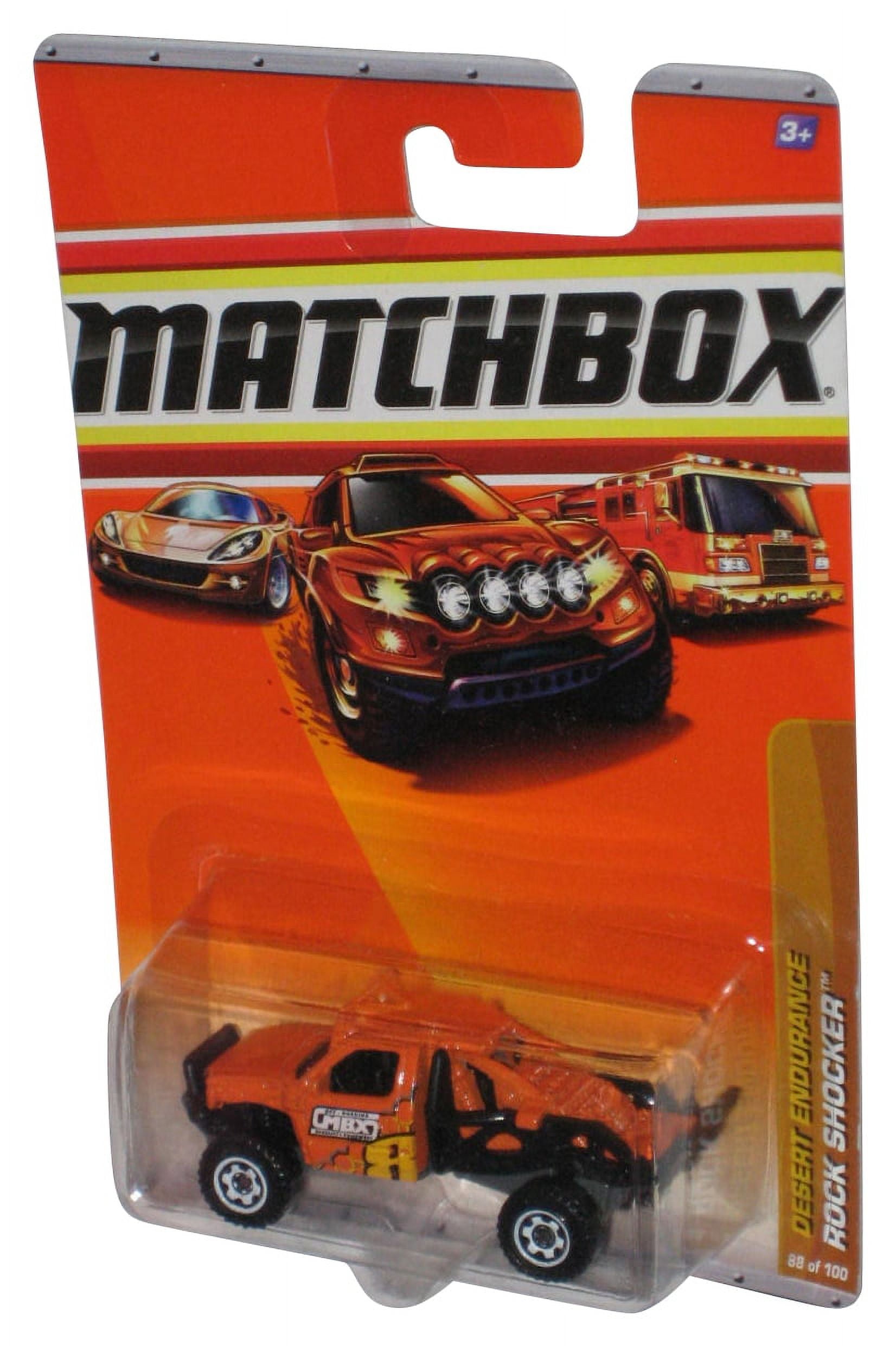 Matchbox Desert Endurance (2009) Orange Rock Shocker Toy Car 88/100 ...
