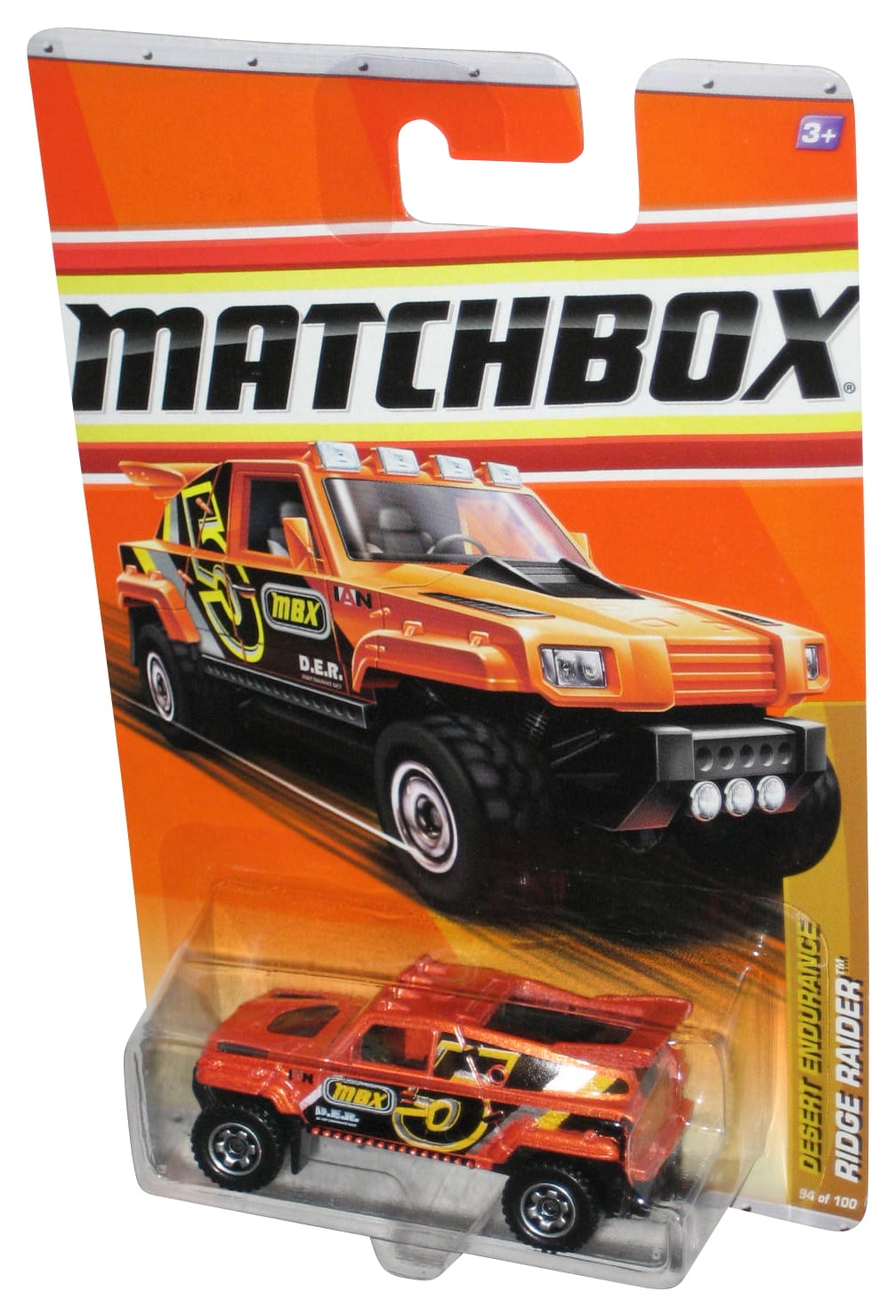Matchbox Desert Endurance (2010) Metallic Orange Ridge Raider Toy Car ...