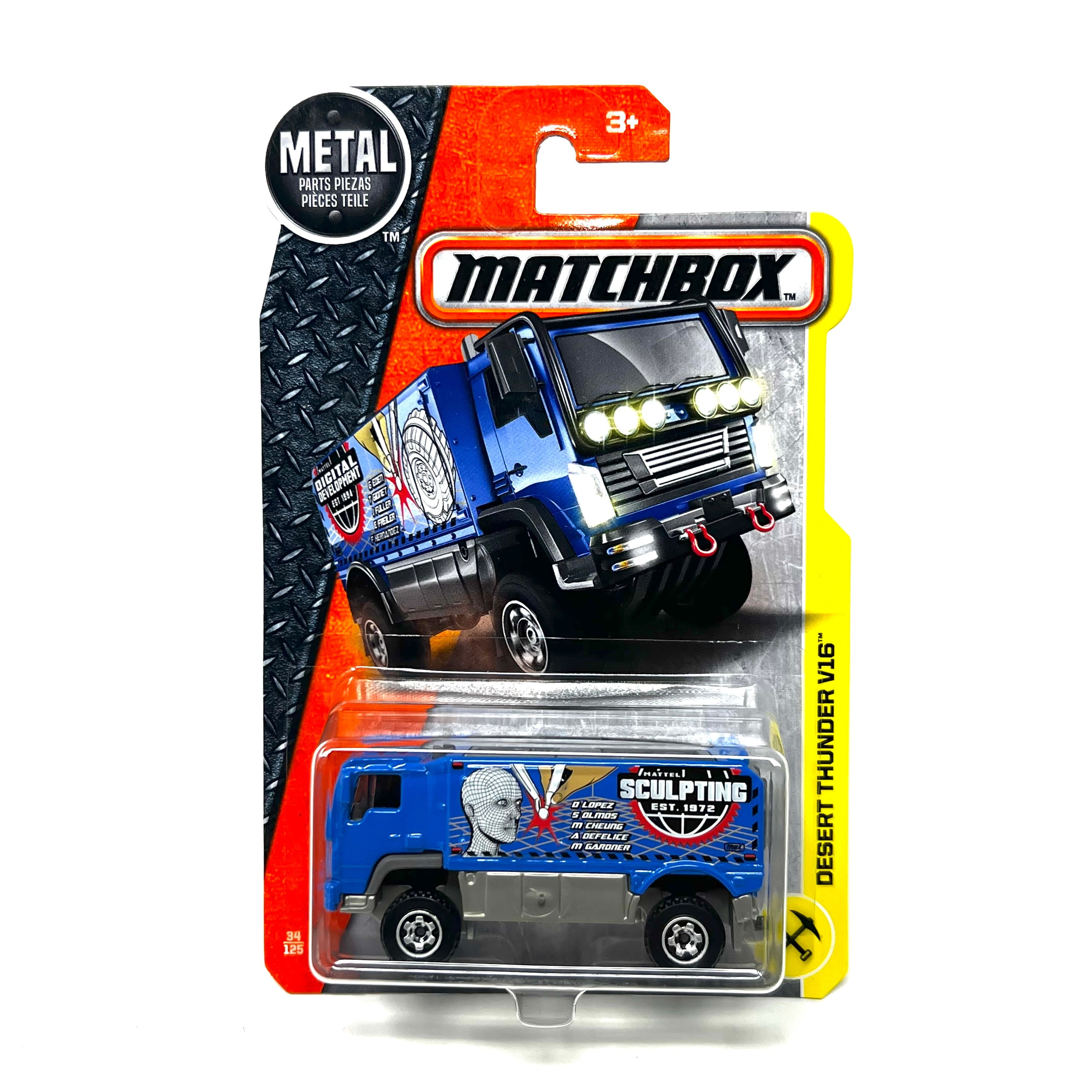 Matchbox Desert Thunder V16 Blue - Walmart.com