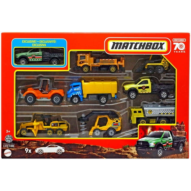Matchbox Diecast Car 9-Pack (Ram Search & Rescue) - Walmart.com