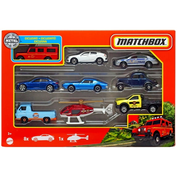Matchbox Diecast Car 9-Pack (Version 6) - Walmart.com