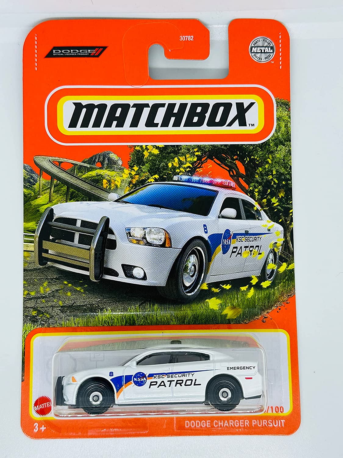 Matchbox Dodge Charger Pursuit (White) NASA Patrol - Walmart.com