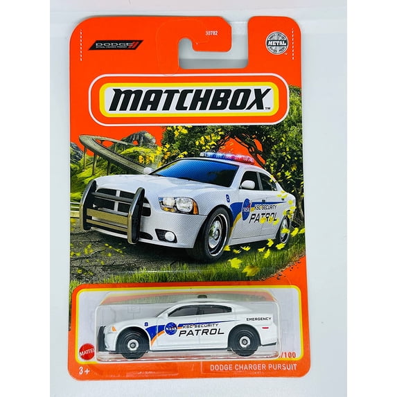 Matchbox Dodge Charger Pursuit (White) NASA Patrol - Walmart.com