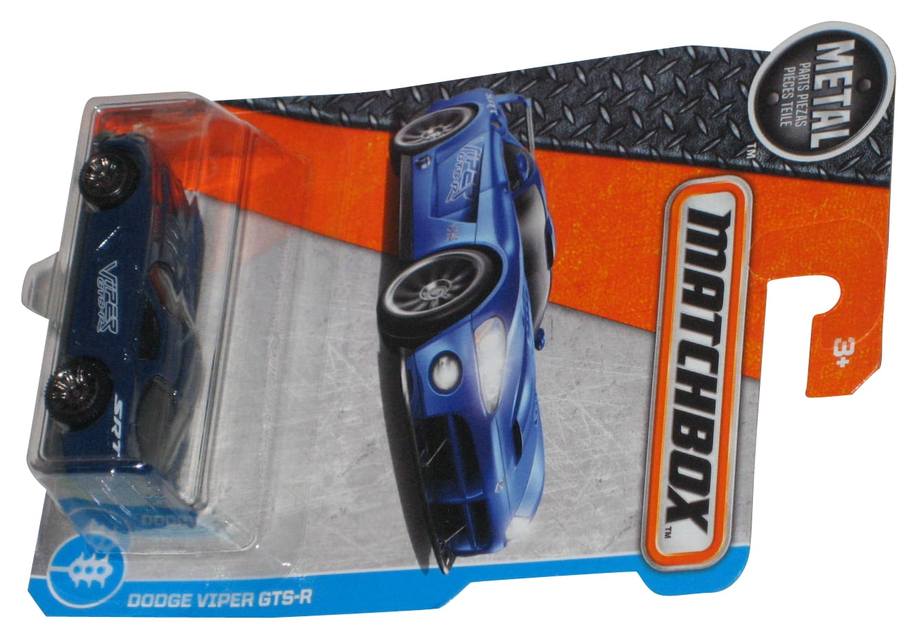 Matchbox Dodge Viper GTS-R (2016) Blue Die-Cast Toy Car 27/125 ...