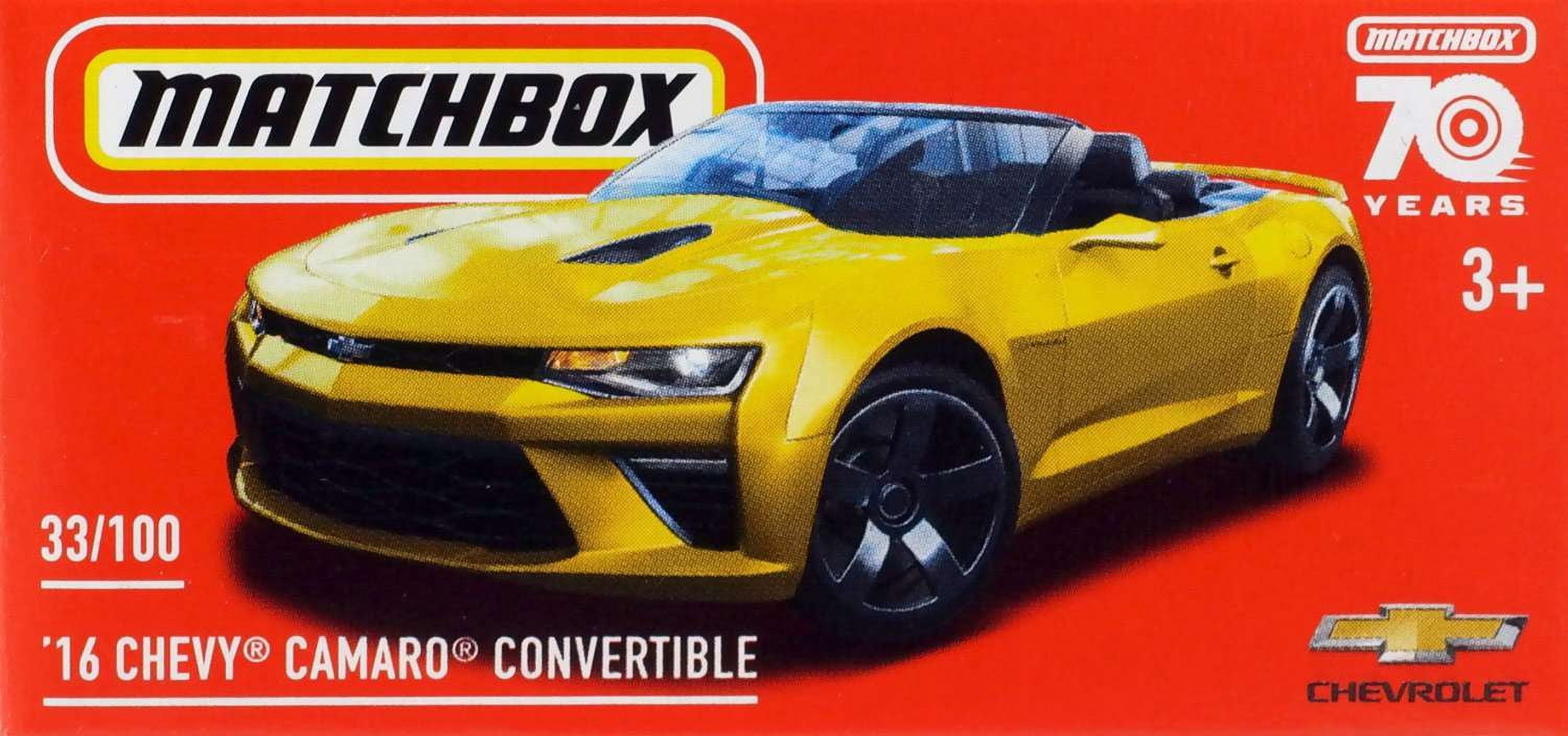 Matchbox Drive Your Adventure '16 Chevy Camaro Convertible Diecast Car ...