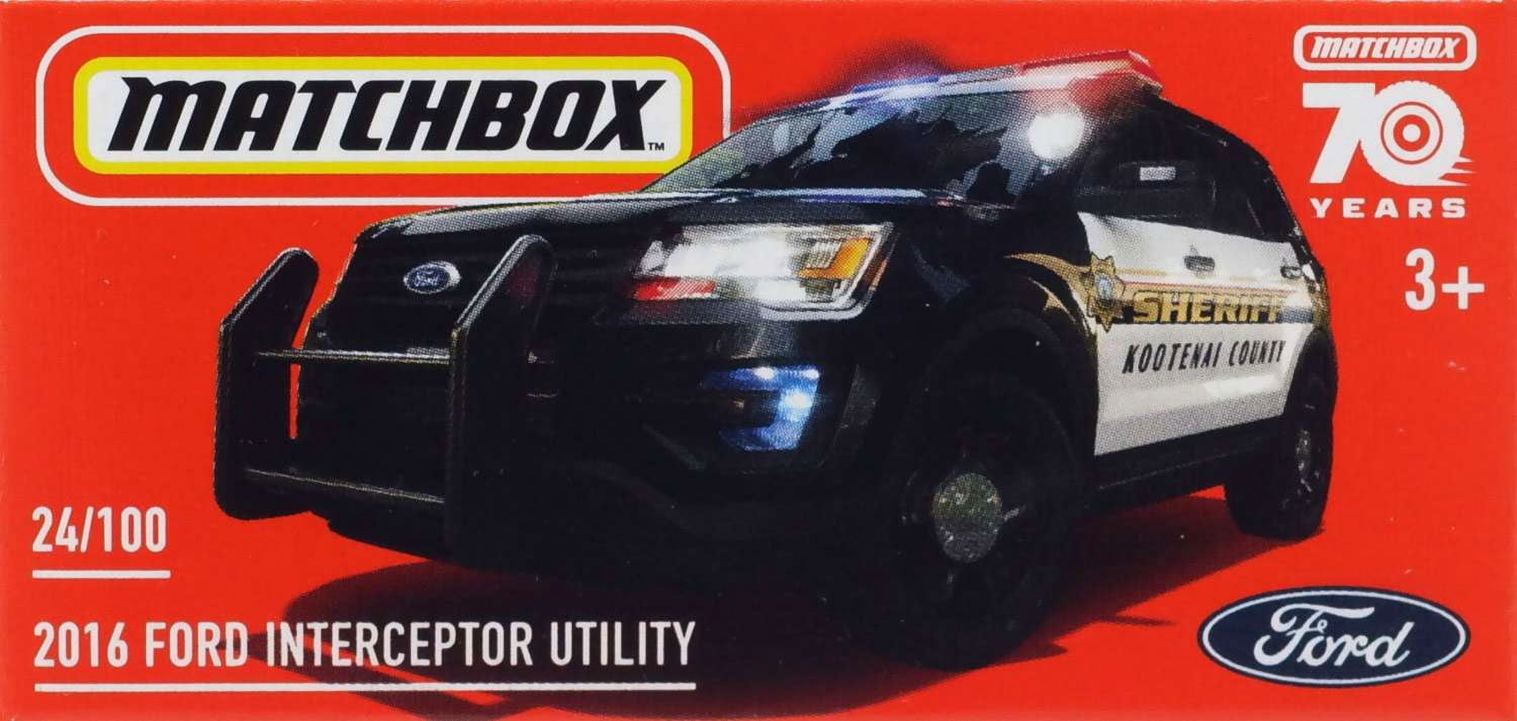 Matchbox Drive Your Adventure 2016 Ford Interceptor Utility Diecast Car ...