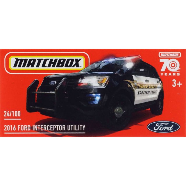 Matchbox Drive Your Adventure 2016 Ford Interceptor Utility Diecast Car ...