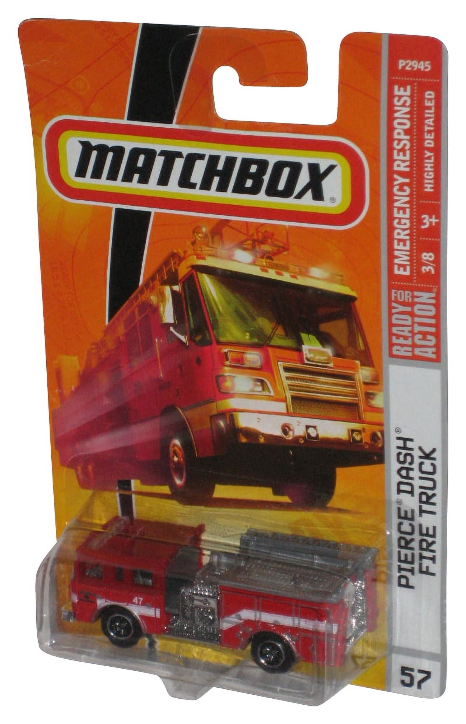 Matchbox Emergency Response (2009) Pierce Dash Red Fire Truck Toy #57 ...