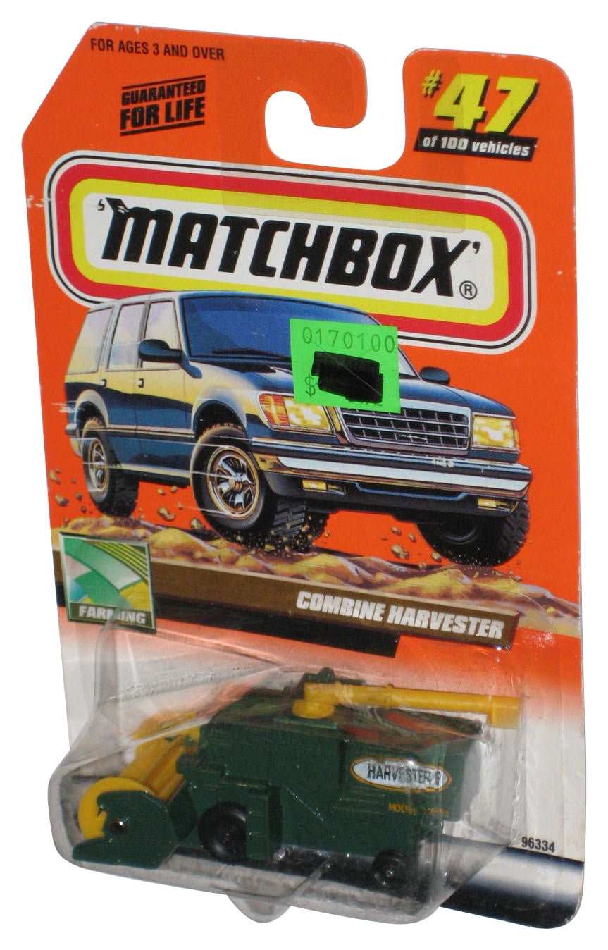 Matchbox Farming (1999) Combine Harvester Green Toy Vehicle 47/100 ...