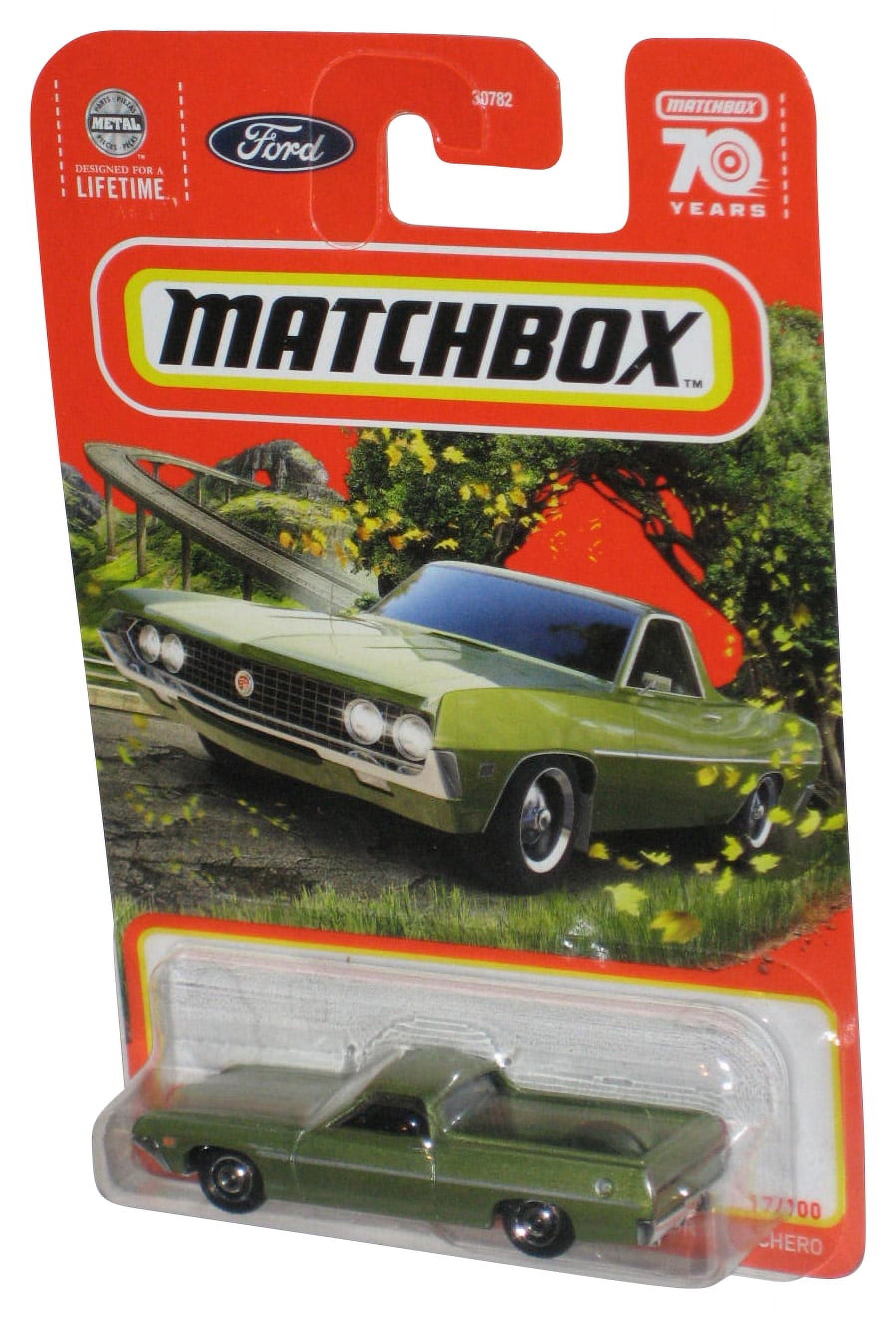 Matchbox Ford 1970 Ranchero (2022) Mattel Green Toy Car 17/100 ...