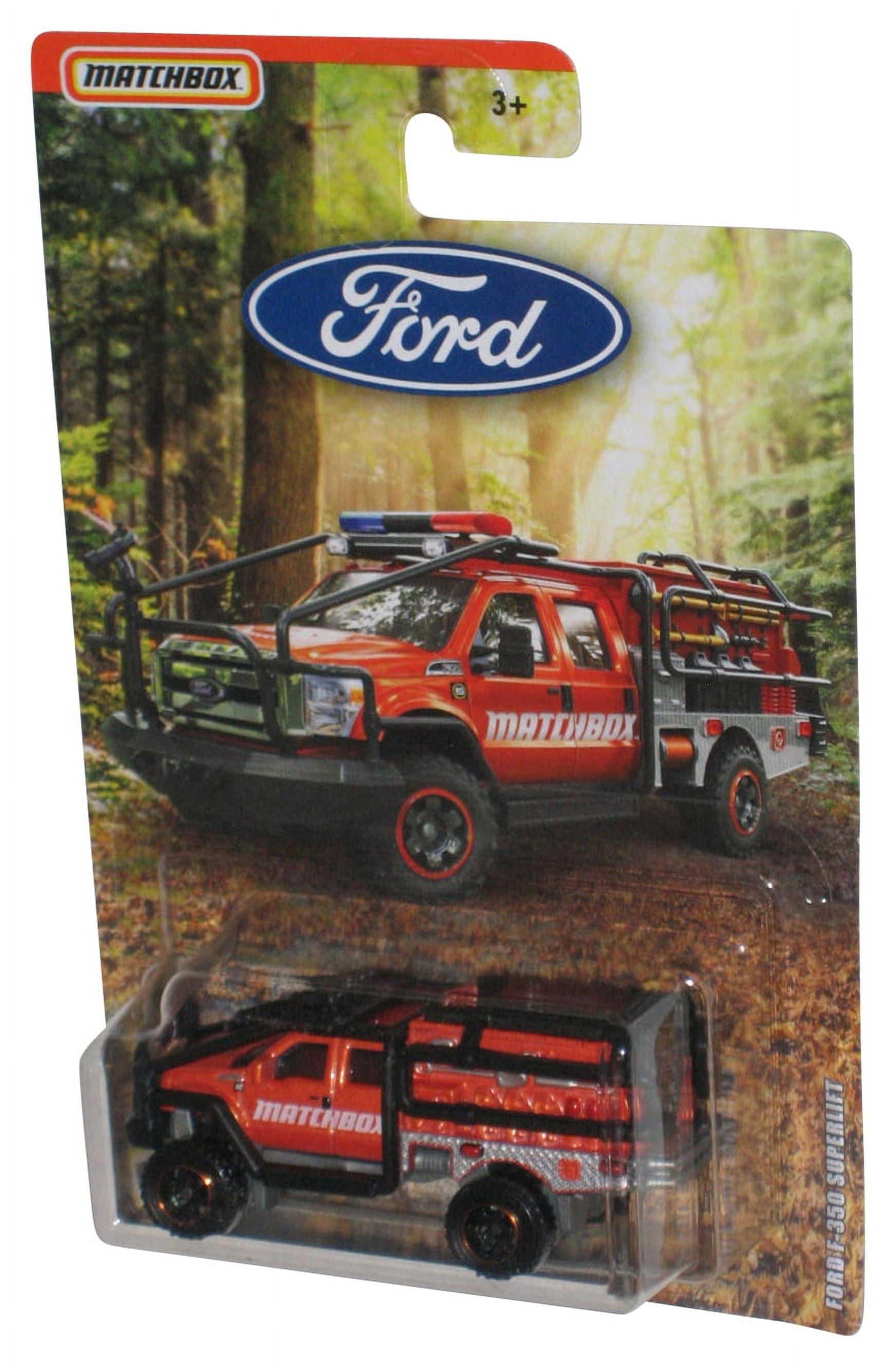 Matchbox Ford F-350 Superlift (2018) Orange Die-Cast Truck Toy ...