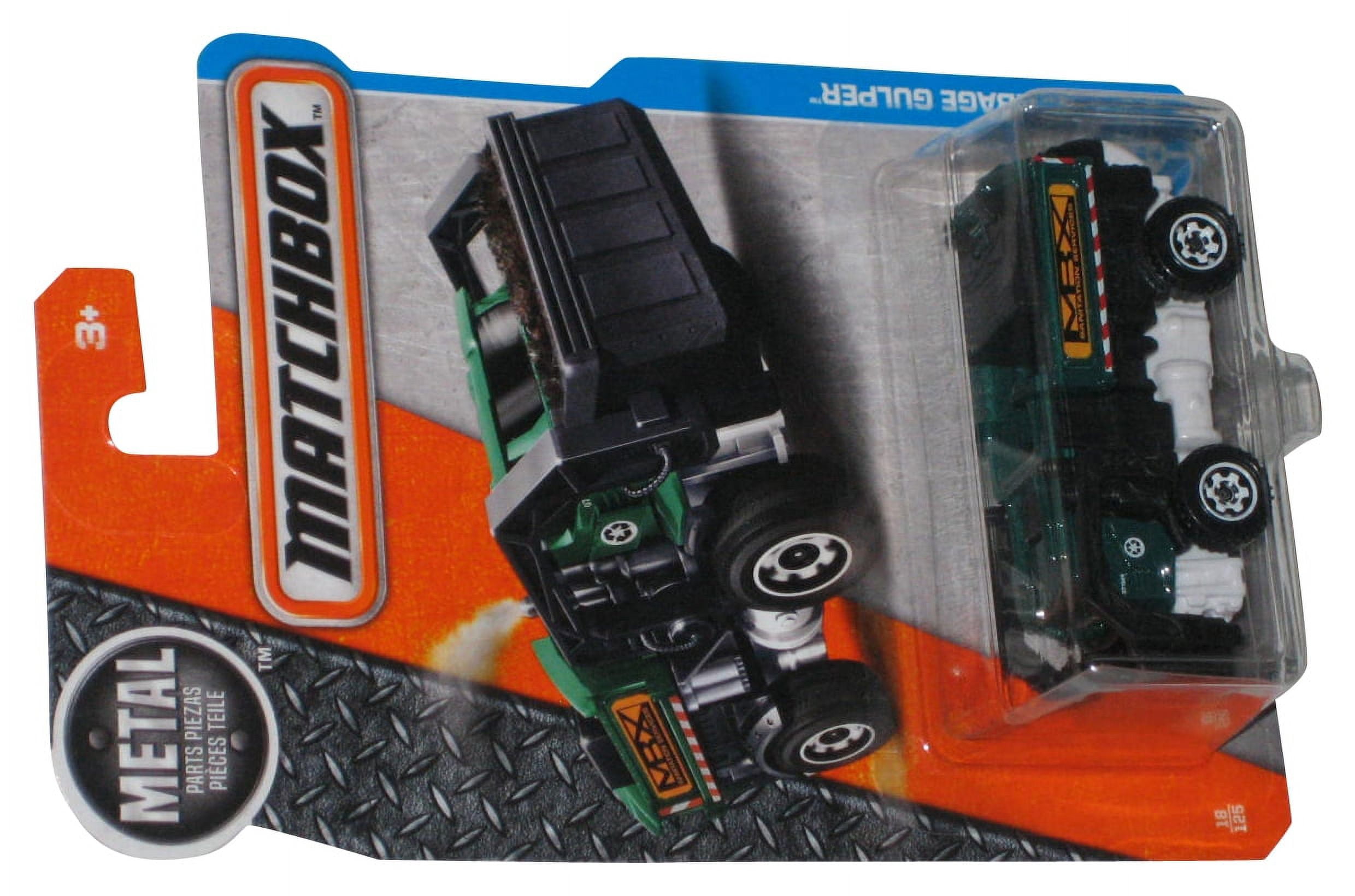 Matchbox Garbage Gulper (2016) Green Toy Truck Vehicle 18/125 - Walmart.com