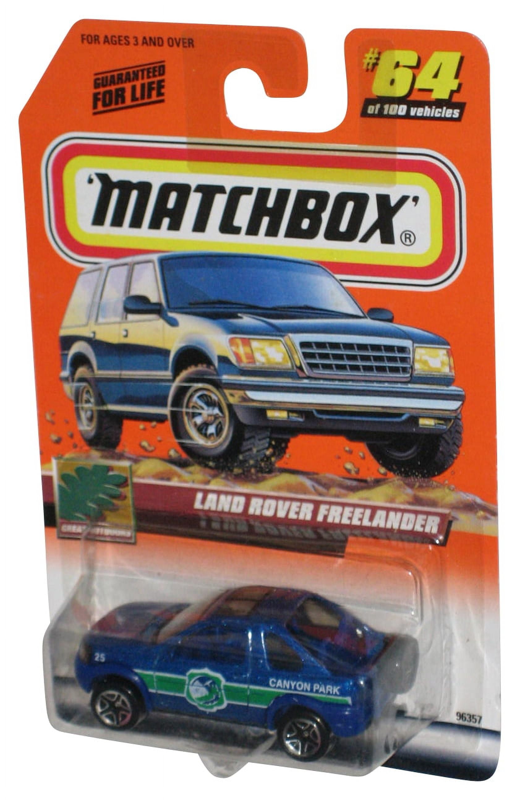 Matchbox Great Outdoors (1999) Blue Canyon Park Land Rover Freelander ...