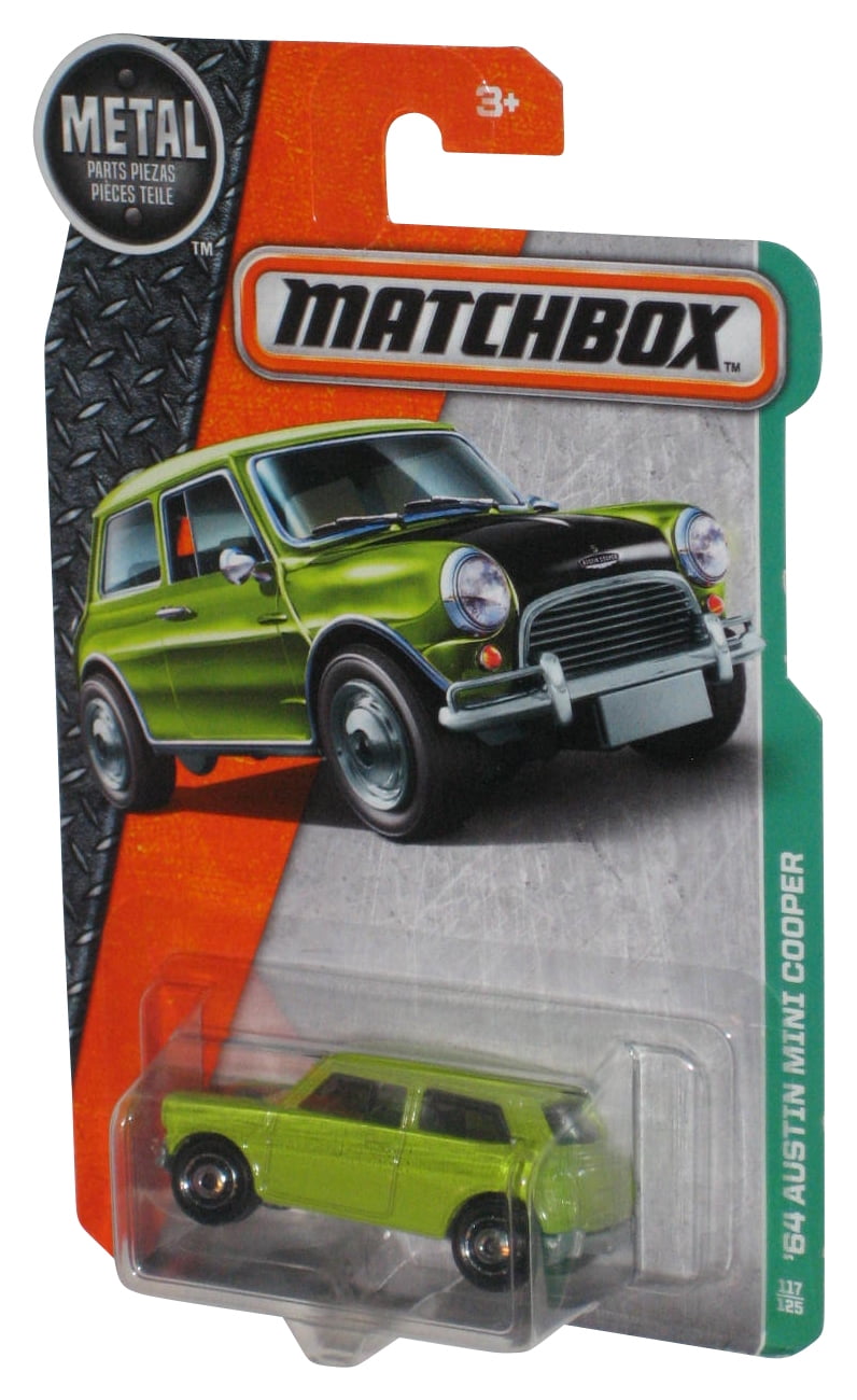 Matchbox Green '64 Austin Mini Cooper (2016) Green Toy Car 117/125 ...