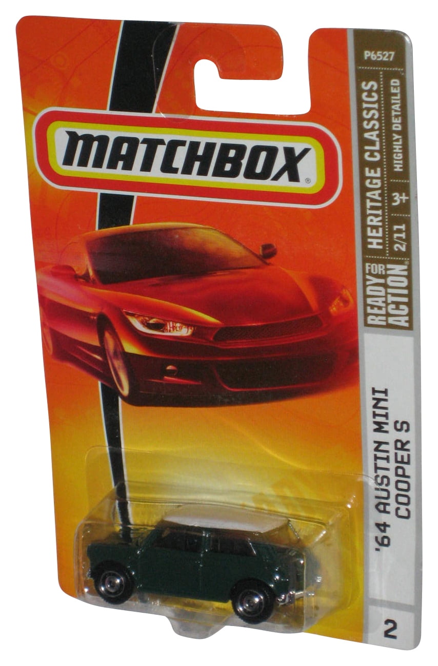 Matchbox Heritage Classics (2008) Green '64 Austin Mini Cooper S Toy ...