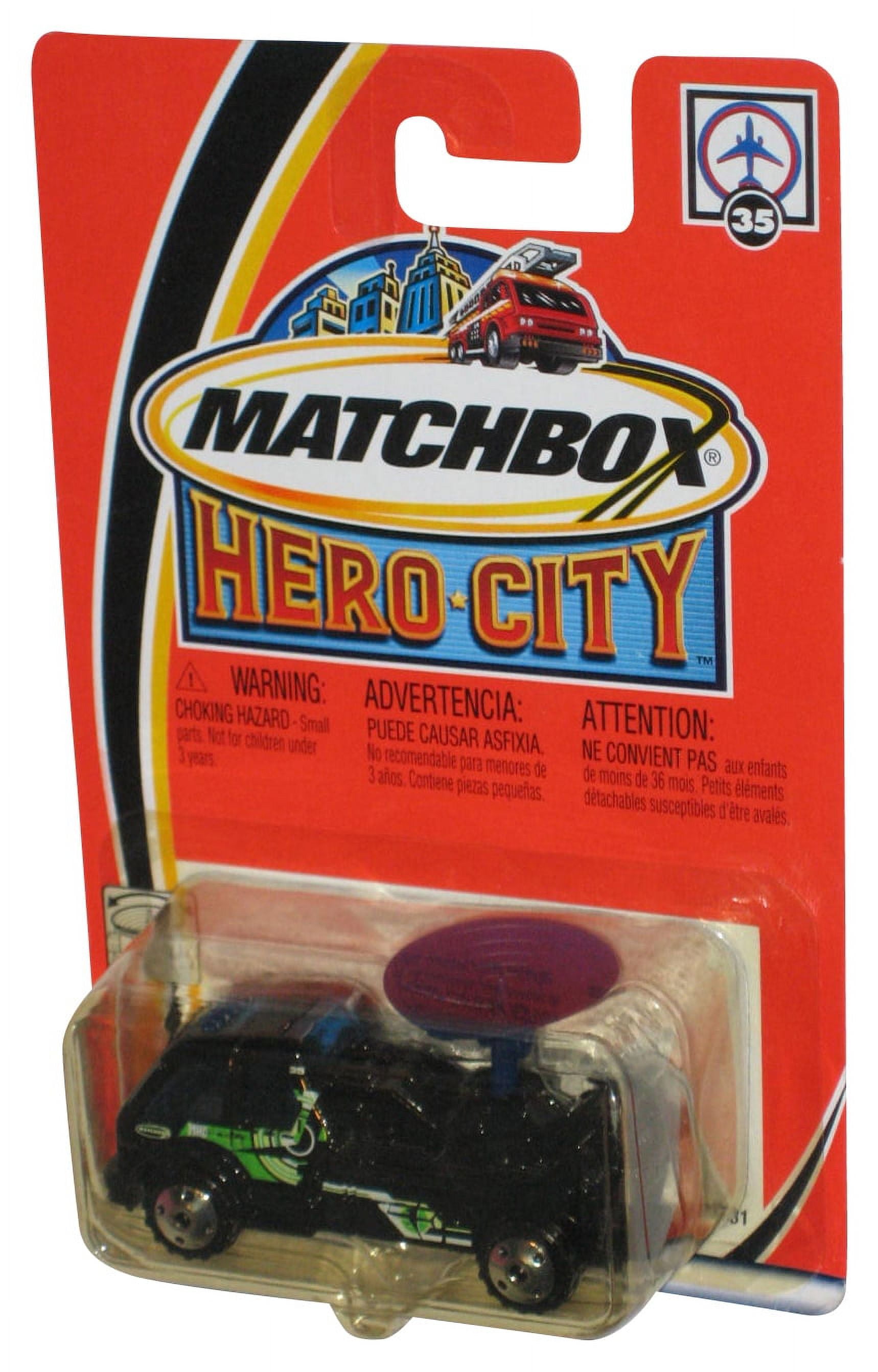 Matchbox Hero City (2002) Black Weather Radar Toy Truck #35 - Walmart.com