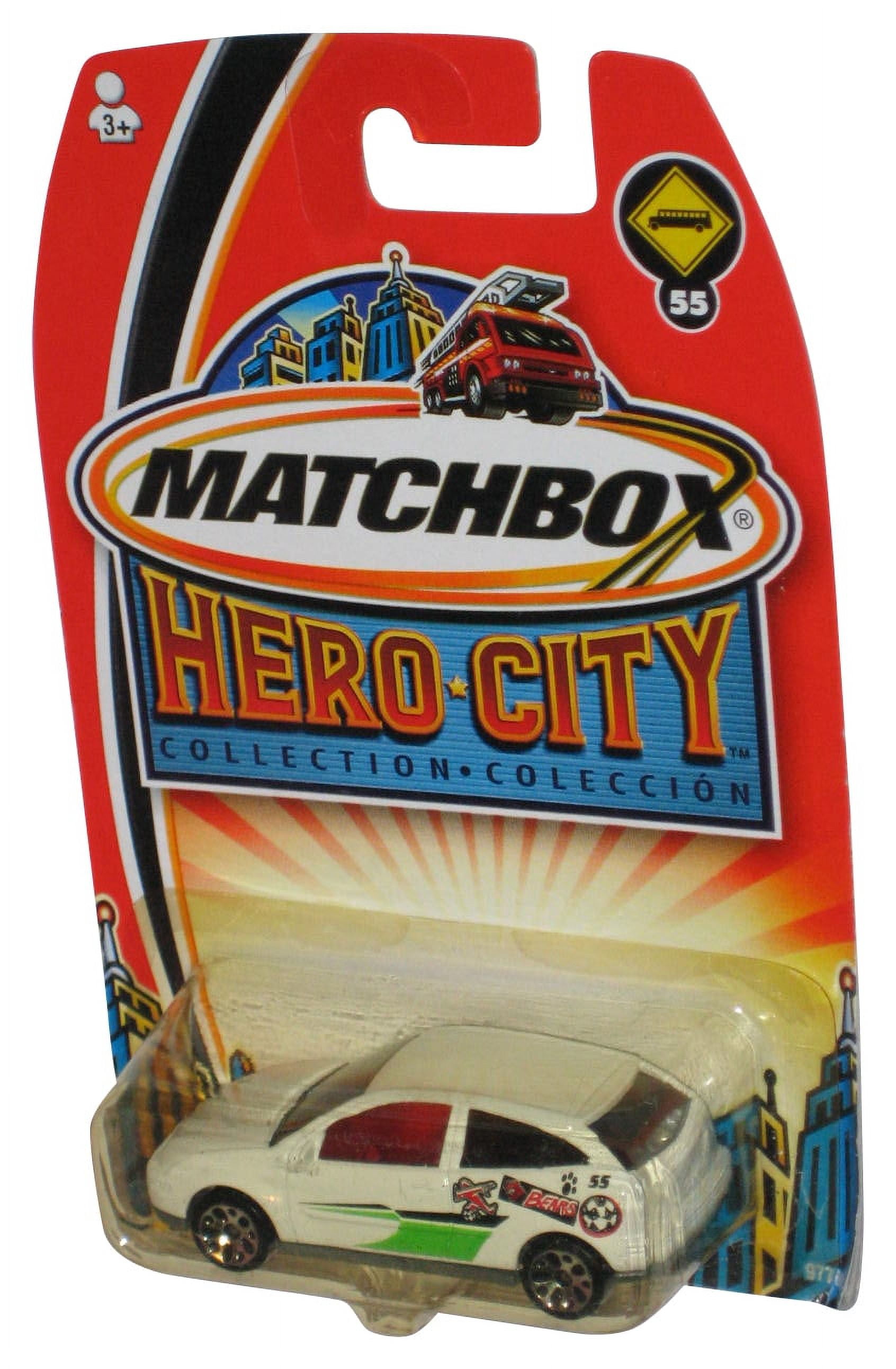 Matchbox Hero City (2003) White Ford Focus Die-Cast Toy Car #55 ...