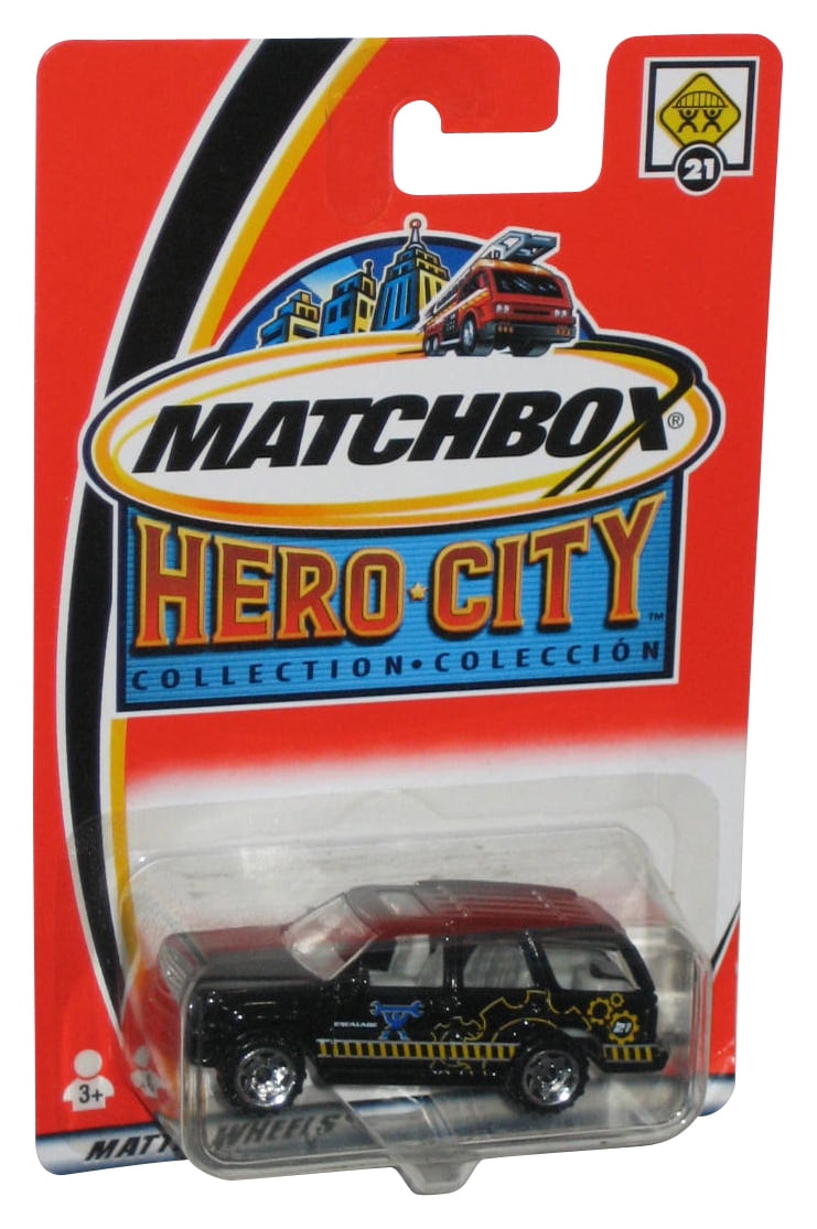 Matchbox Hero City Collection (2002) Black Cadillac Escalade Toy Car ...