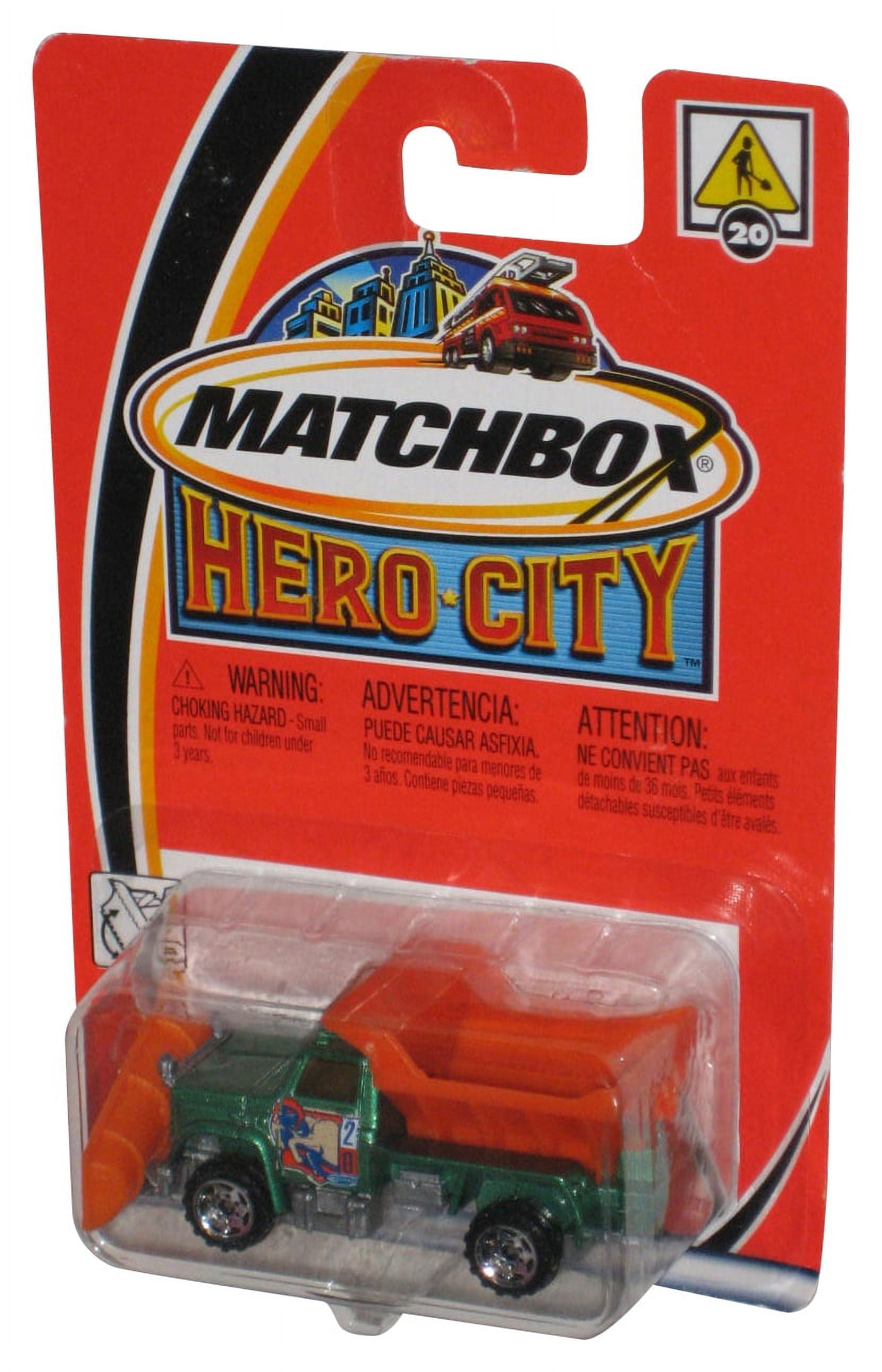 Matchbox Hero City Collection (2002) Green & Orange Highway Maintenance ...
