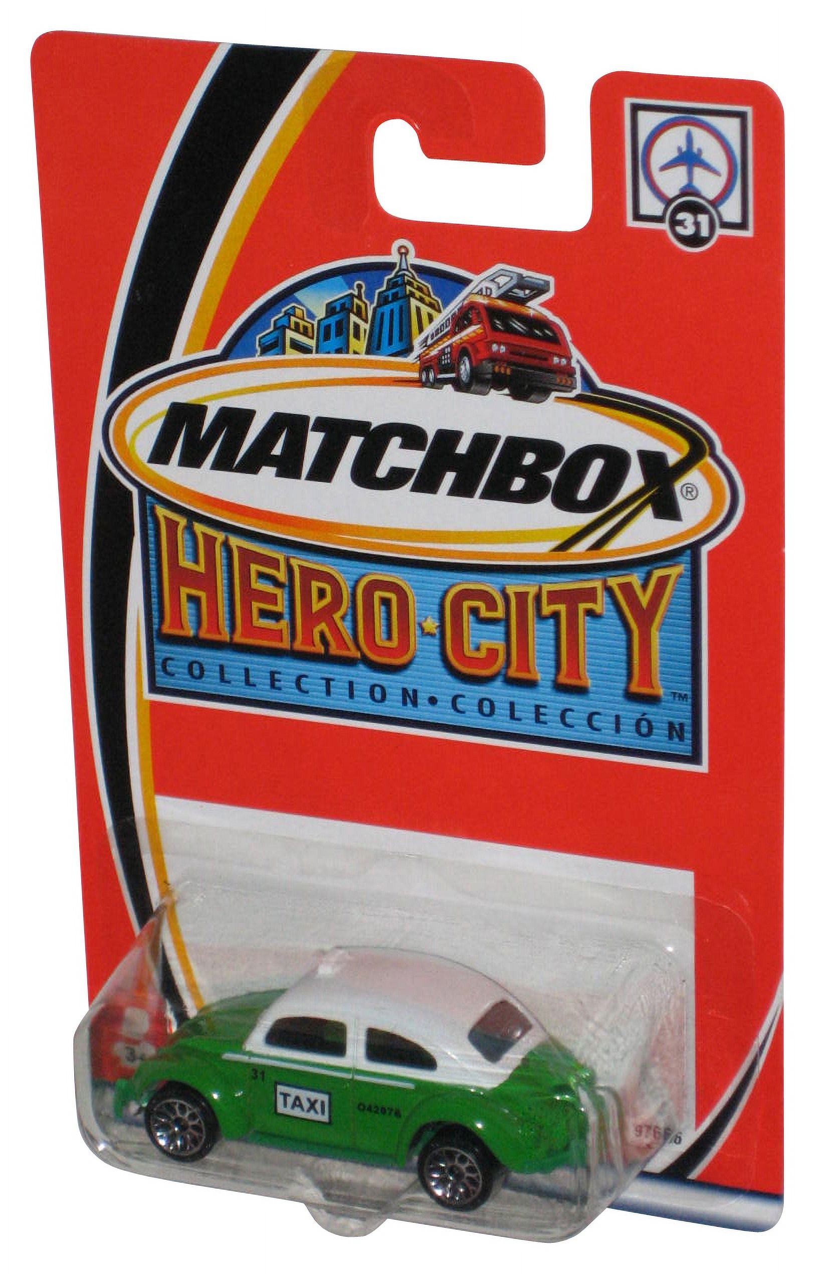 Matchbox Hero City Collection (2002) Green Volkswagen Taxi Toy Car #31 ...