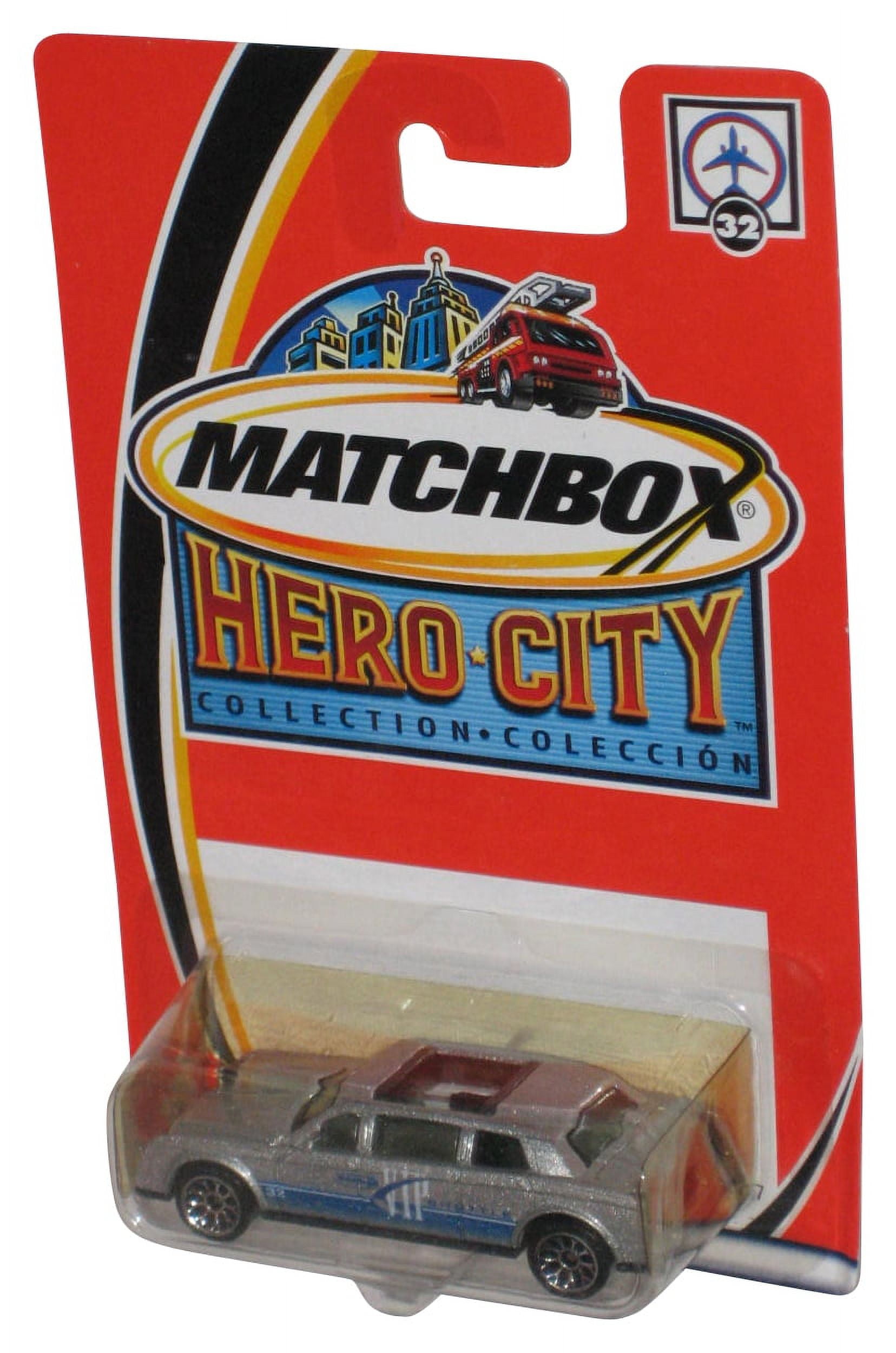 Matchbox Hero City Collection (2002) Limousine Silver Toy Car #32 ...