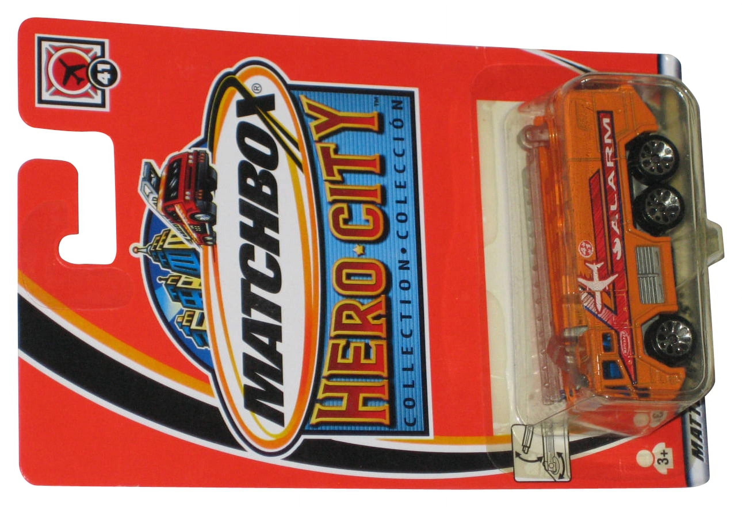 Matchbox Hero City Collection (2002) Orange Alarm Toy Vehicle #41 ...