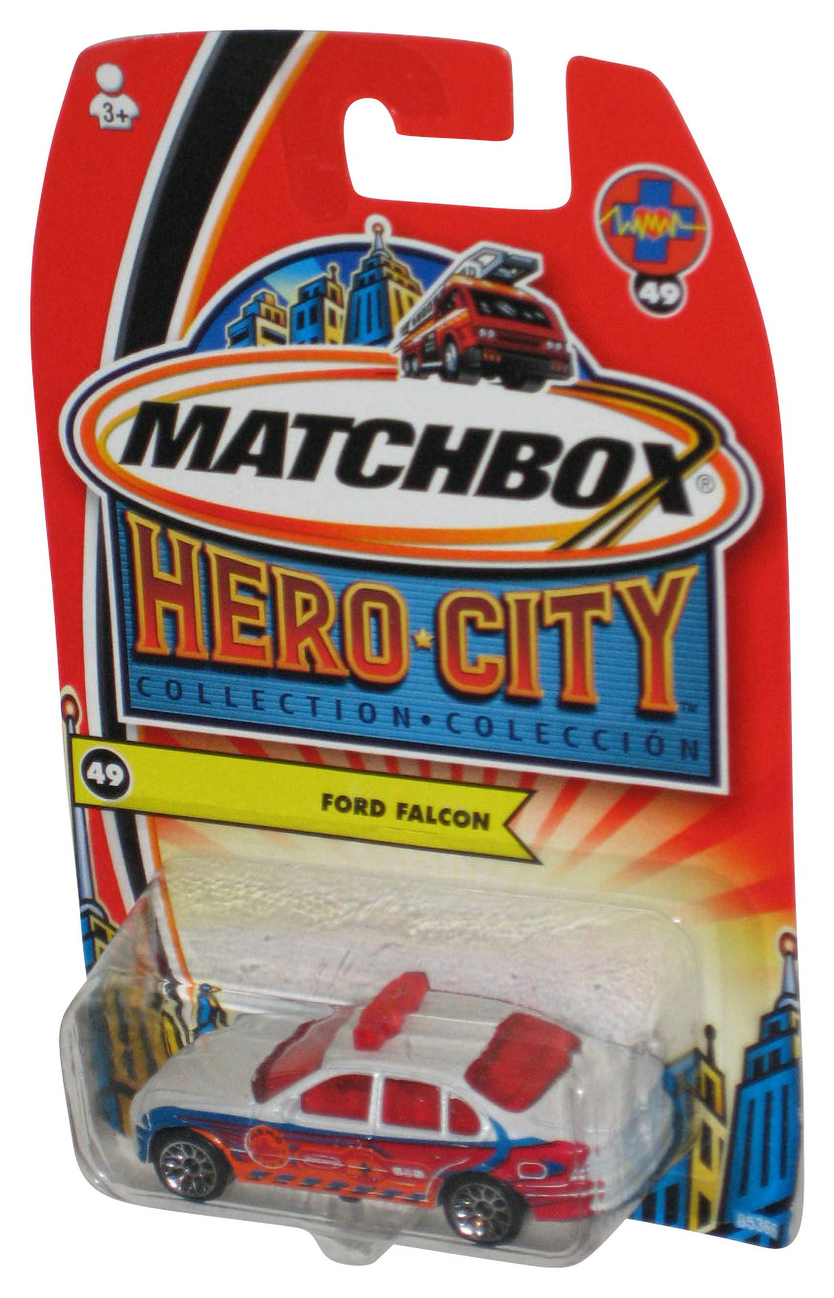 Matchbox Hero City Collection (2003) White Ford Falcon Toy Car #49 ...