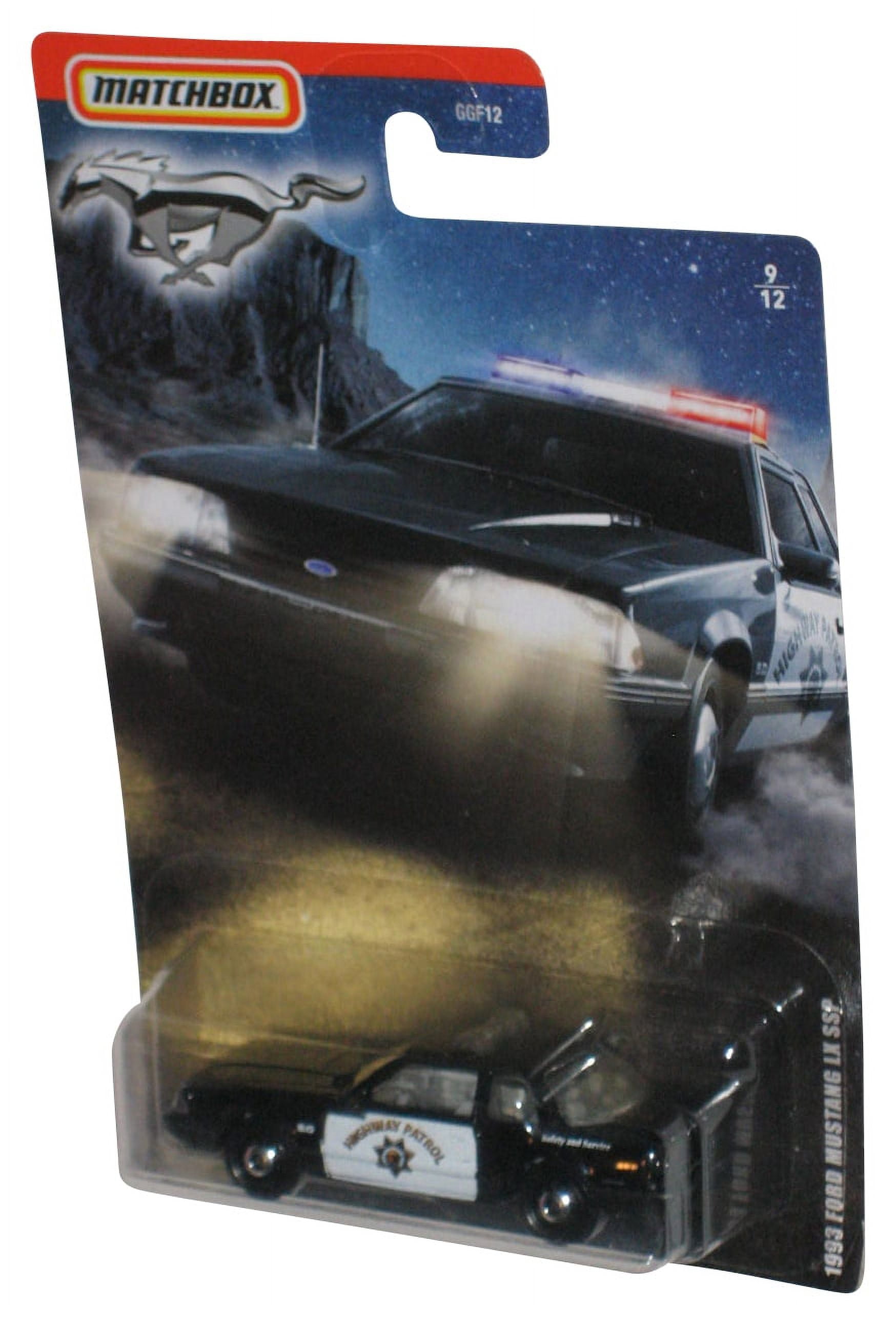 Matchbox Highway Patrol Police (2019) Black 1993 Ford Mustang LX SSP ...