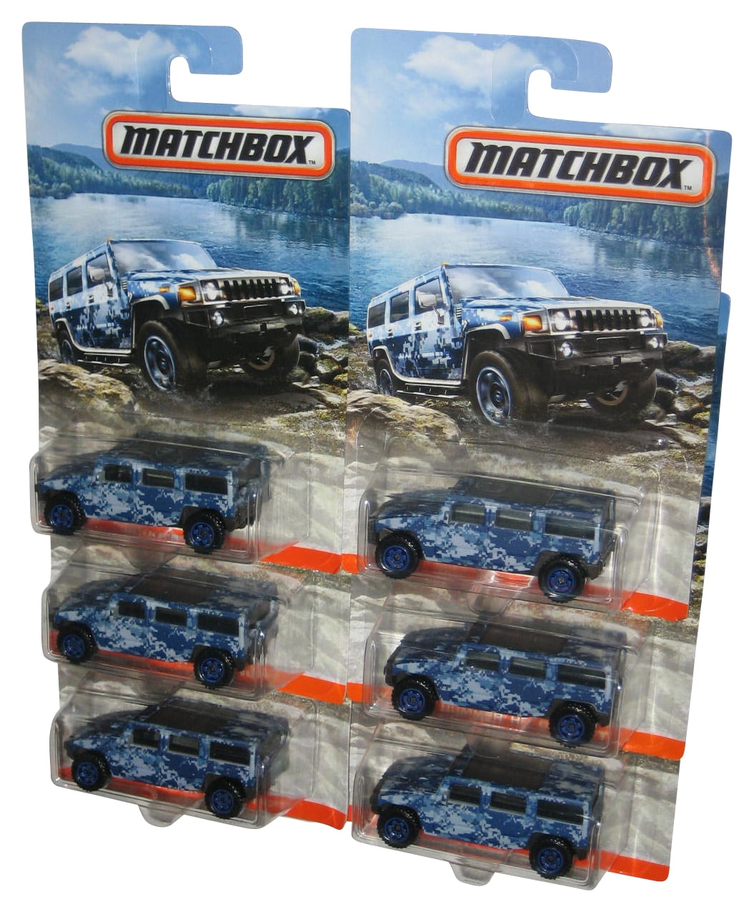 Matchbox Hummer H2 Concept (2016) Blue Pixel Die-Cast Toy Car - (Lot of ...