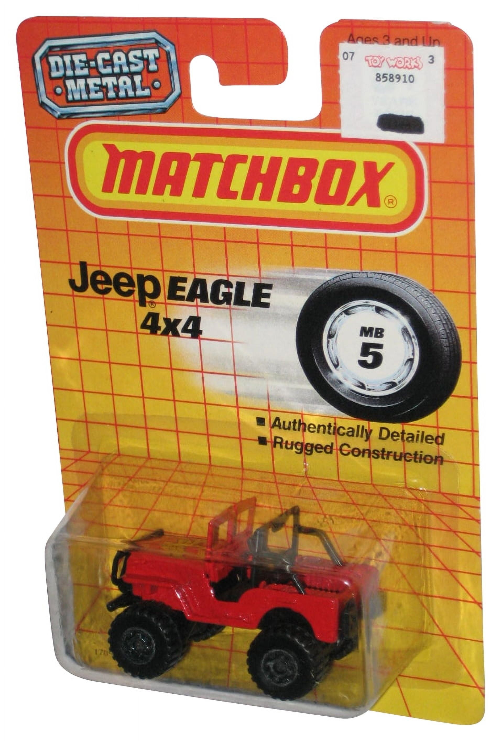 Matchbox Jeep Eagle 4x4 Red (1990) Mattel Toy Car MB5 - Walmart.com