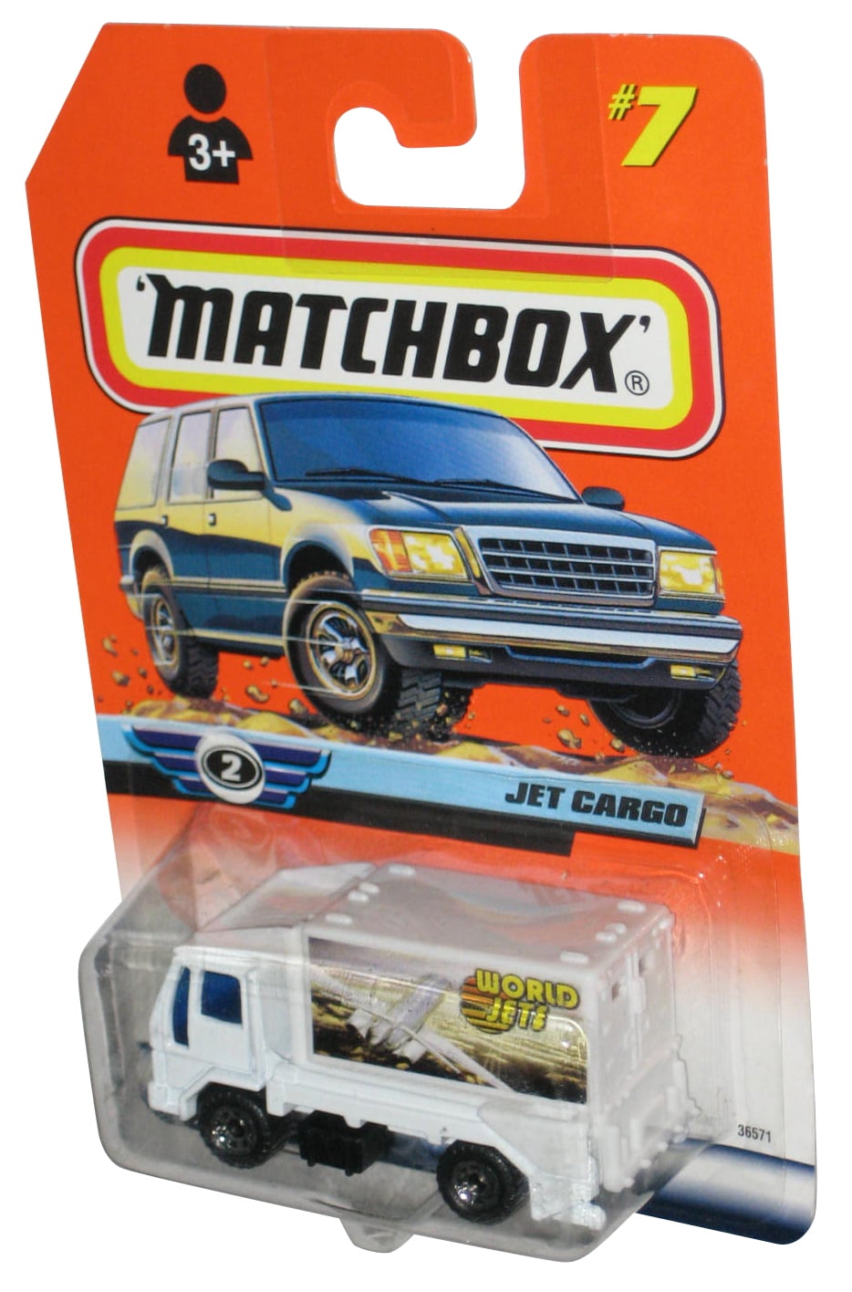 Matchbox Jet Cargo (1998) Mattel White Toy Truck #7 - Walmart.com