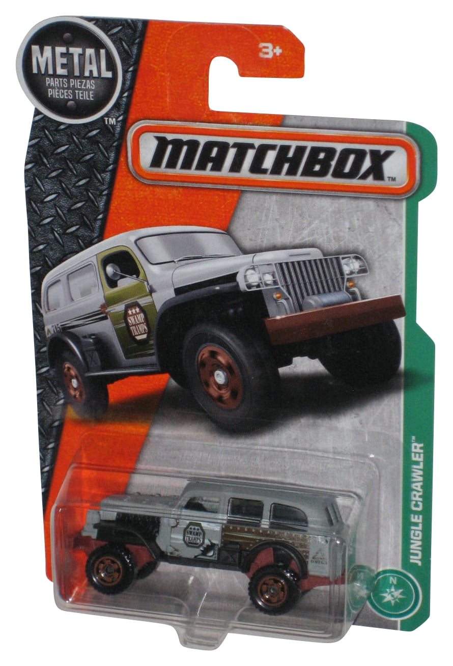 Matchbox Jungle Crawler Swamp Tramps (2016) Gray Toy Car 106/125 ...